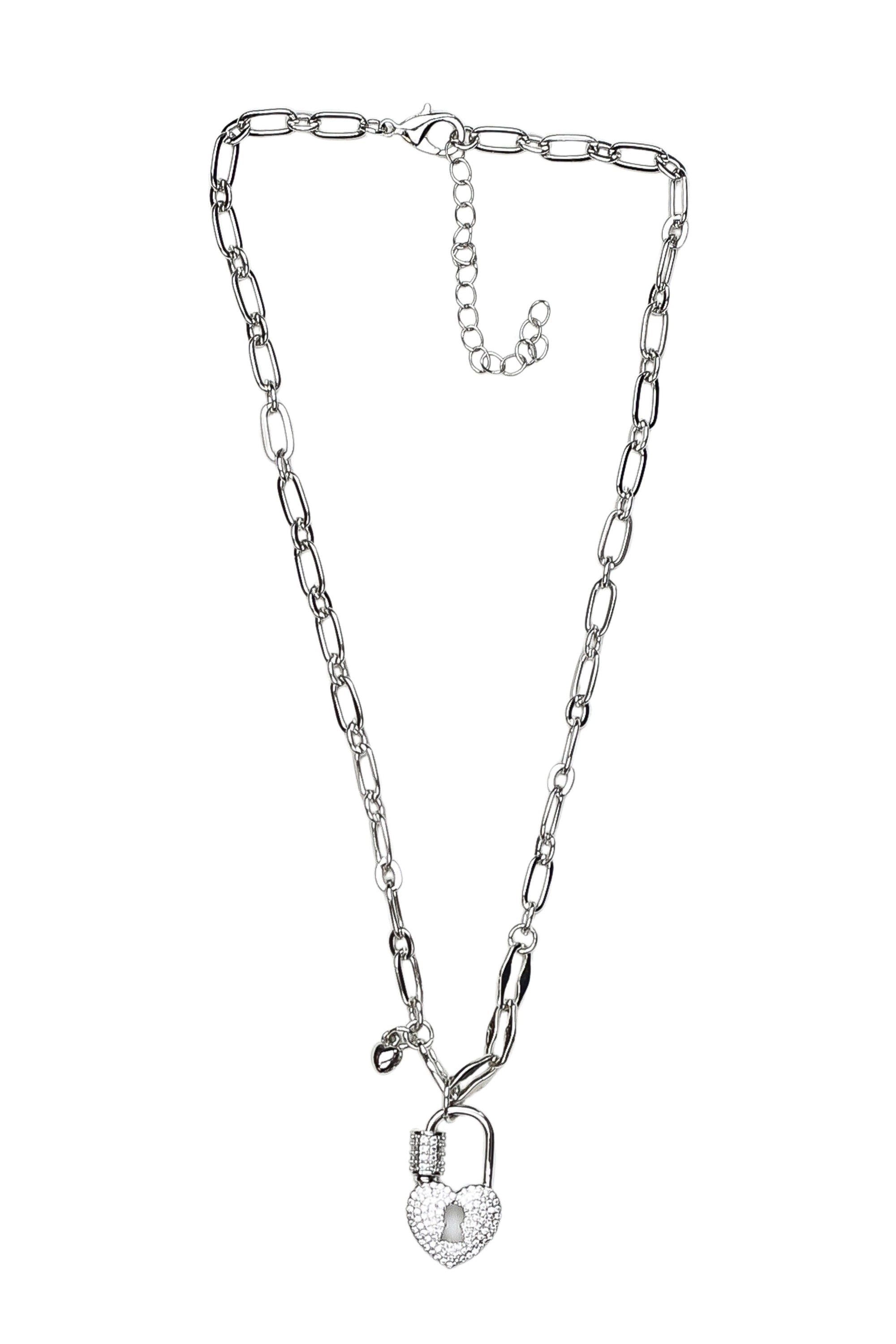 Kette Mit Schloss Anhanger