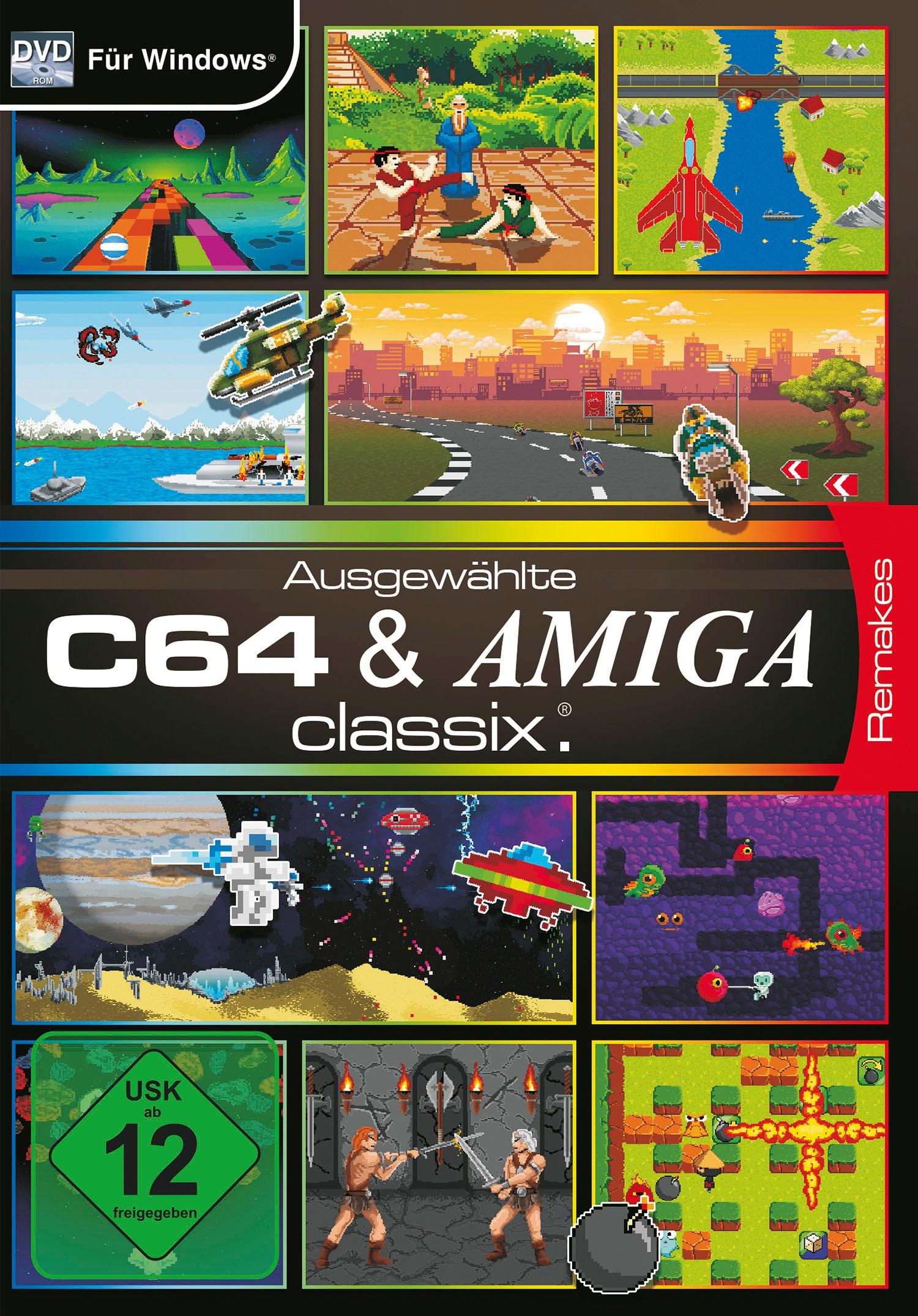 Magnussoft Spielesoftware »Ausgewählte C64 & Amiga Classix«, PC ...