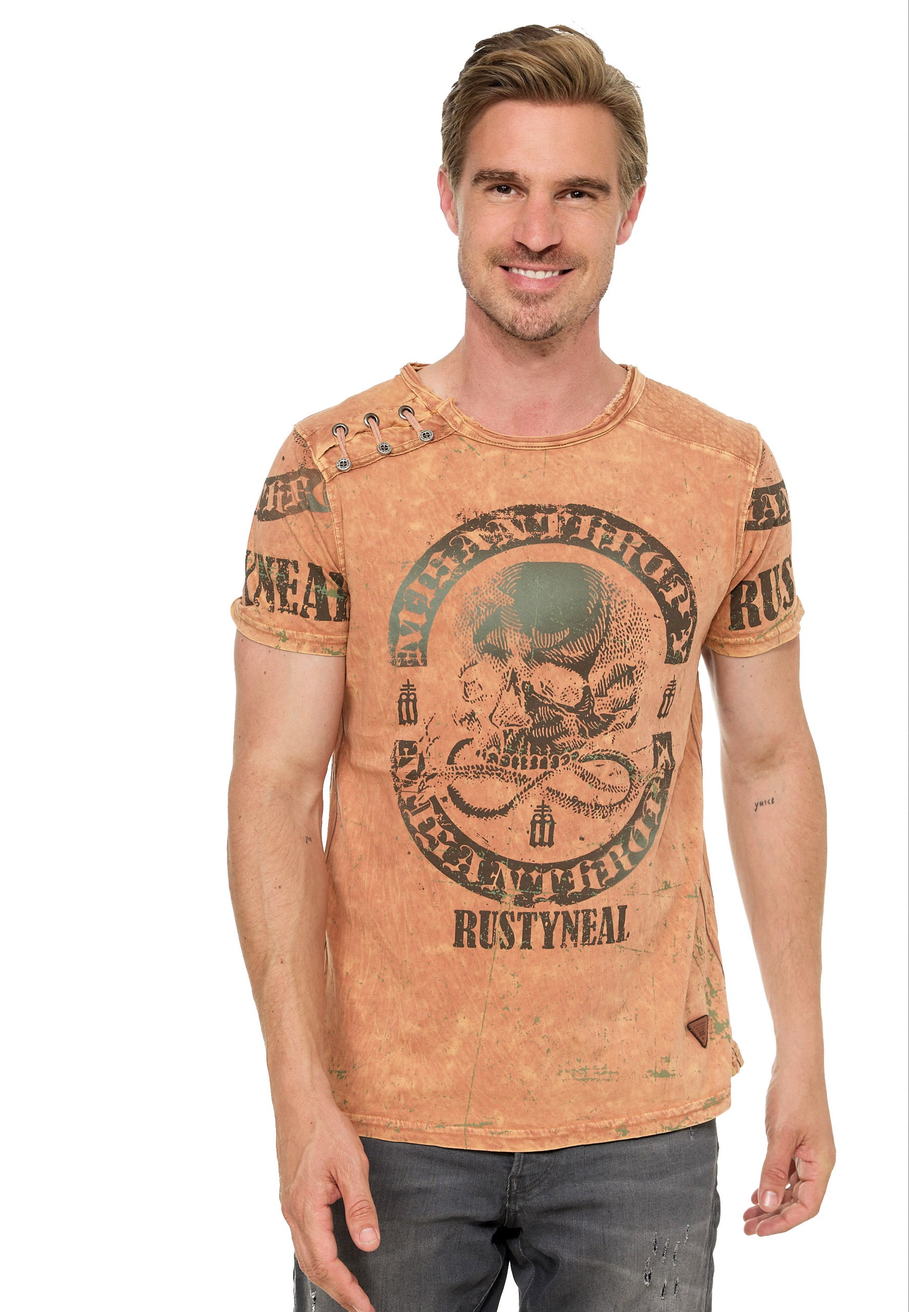 Rusty Neal T-Shirt, mit Markenprint | BAUR