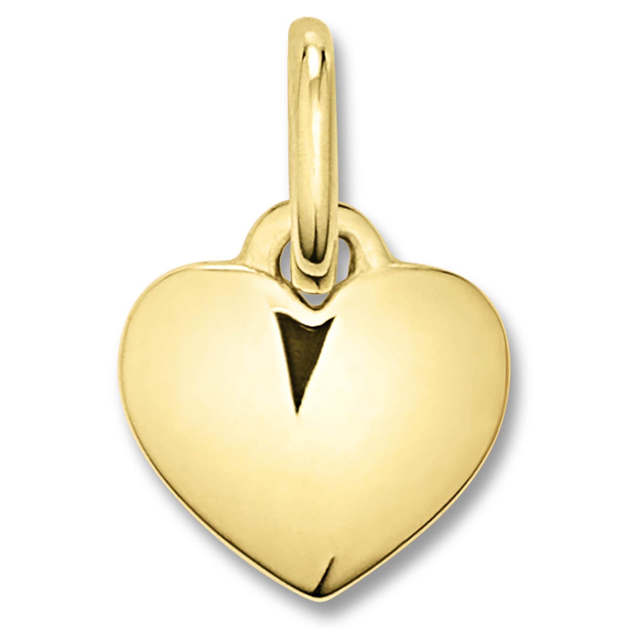 ONE ELEMENT Kettenanhänger »Herz Herz Anhänger aus 333 Gelbgold« für ...