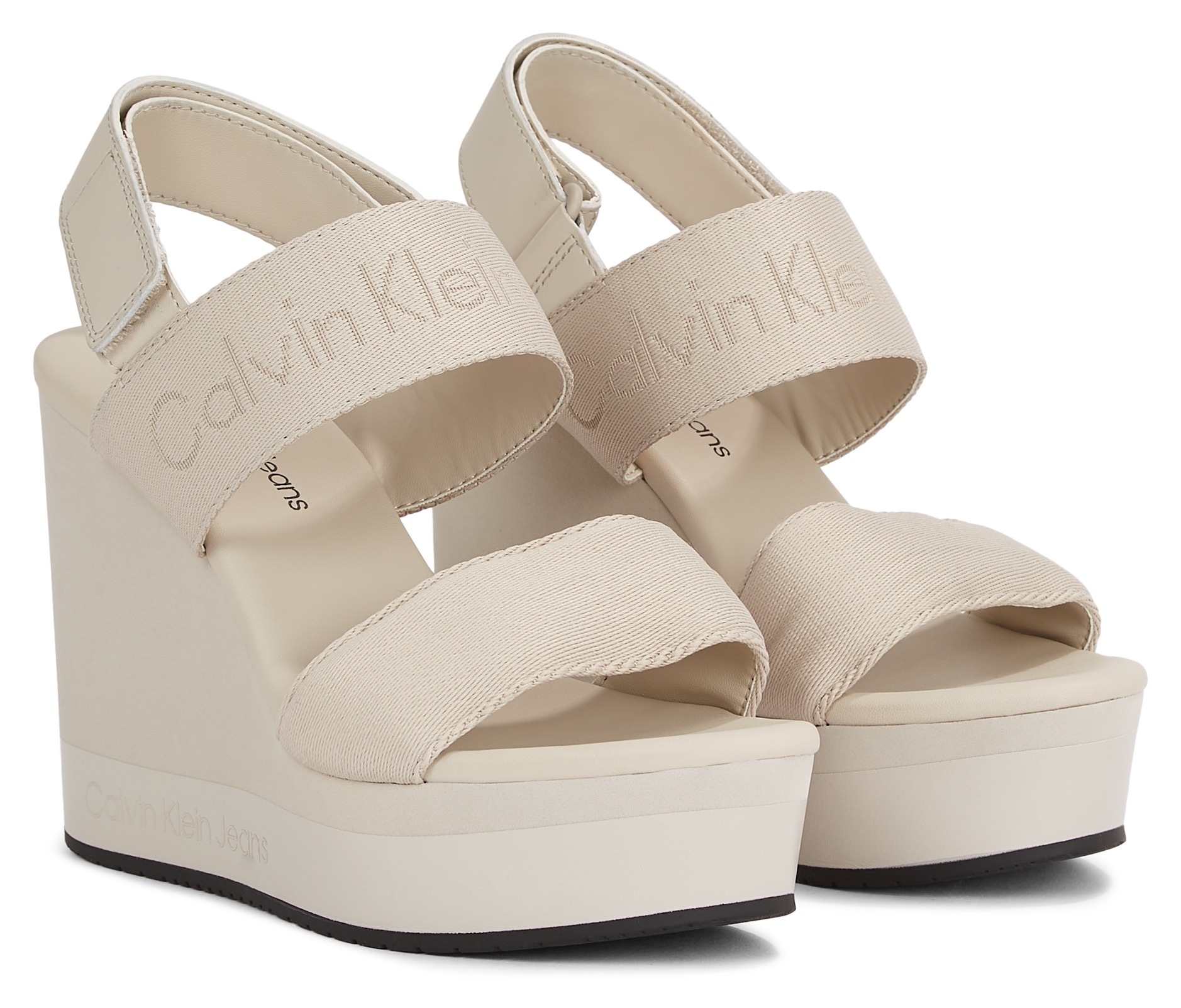 Calvin Klein Jeans Keilsandalette »WEDGE SANDAL WEBBING IN MR«, mit ...