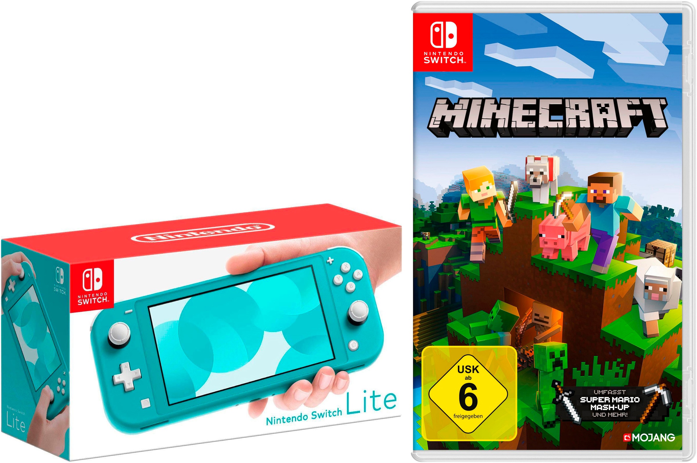 Nintendo Switch Spielekonsole »Switch Lite + Minecraft« | BAUR