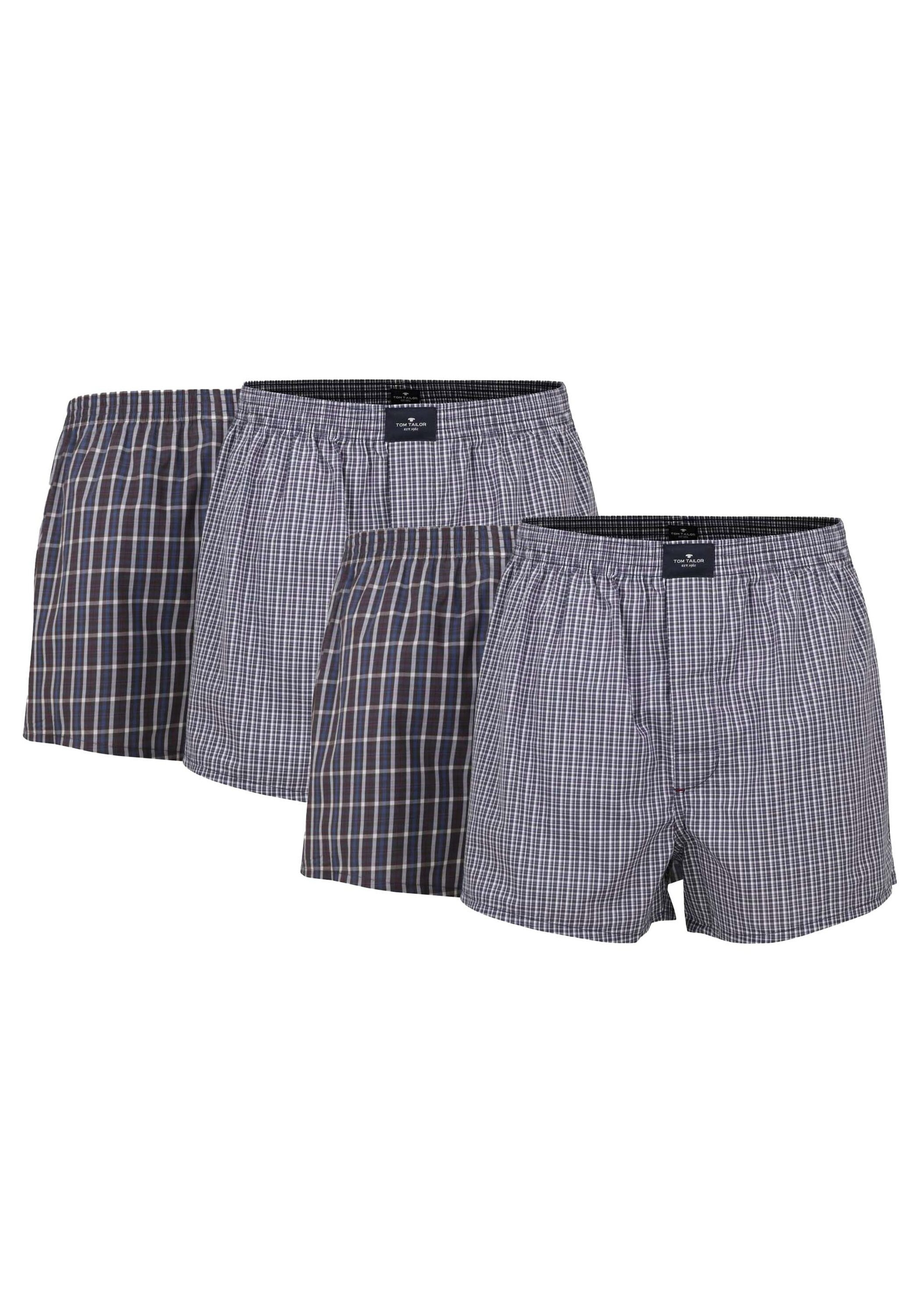 TOM TAILOR Webboxer »Web-Boxershorts 4er Pack« | BAUR