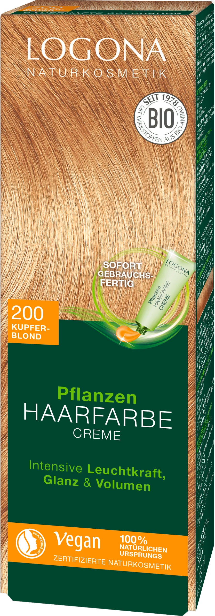 LOGONA Haarfarbe »Logona Pflanzen-Haarfarbe Creme« online kaufen | BAUR