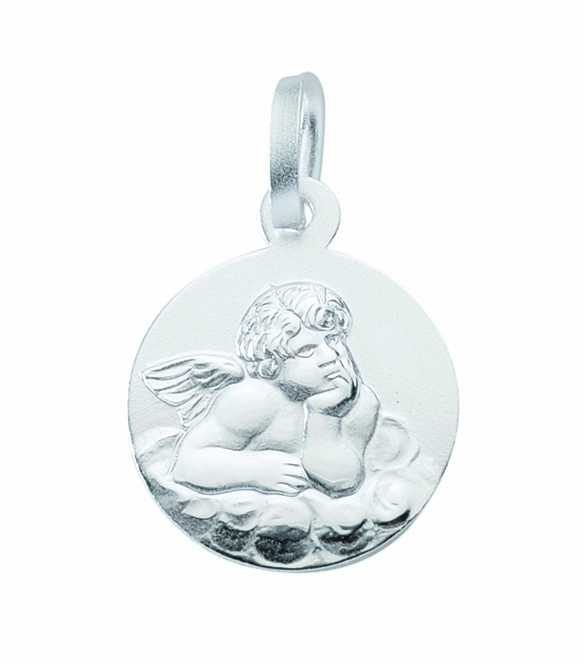 Adelia´s Kette mit Anhänger »925 Silber Anhänger Amor Ø 12,1 mm«, Schmuckset - Set mit Halskette ...