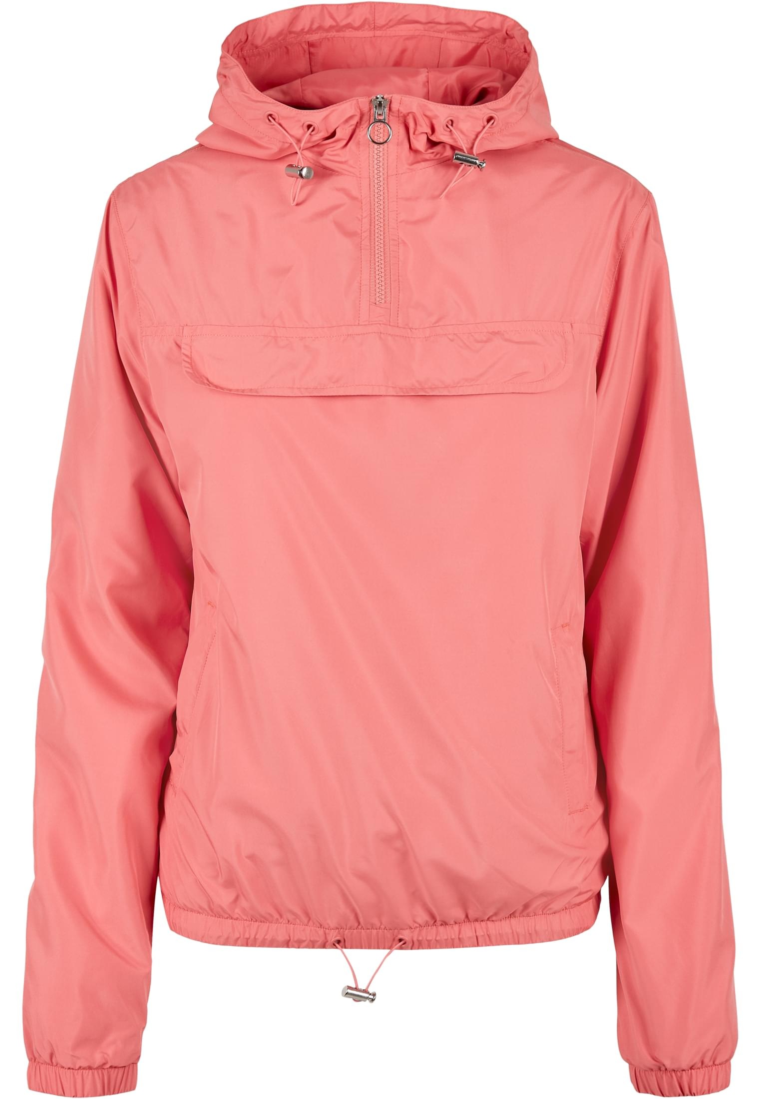URBAN CLASSICS Allwetterjacke »Urban Classics Damen Ladies Basic Pull Over Jacket«, (1 St.), mit ...