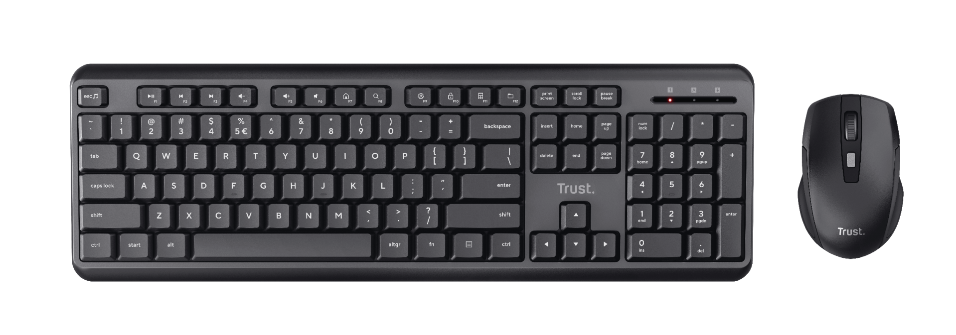 Trust Tastatur- und Maus-Set »TKM-350 WIRELESS KEYBOARD&MOUSE DE« | BAUR