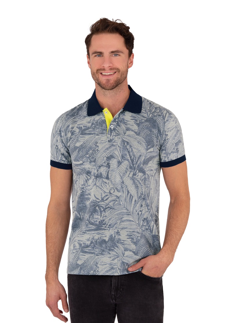 Trigema Poloshirt »TRIGEMA Poloshirt mit schickem floralem Muster ...