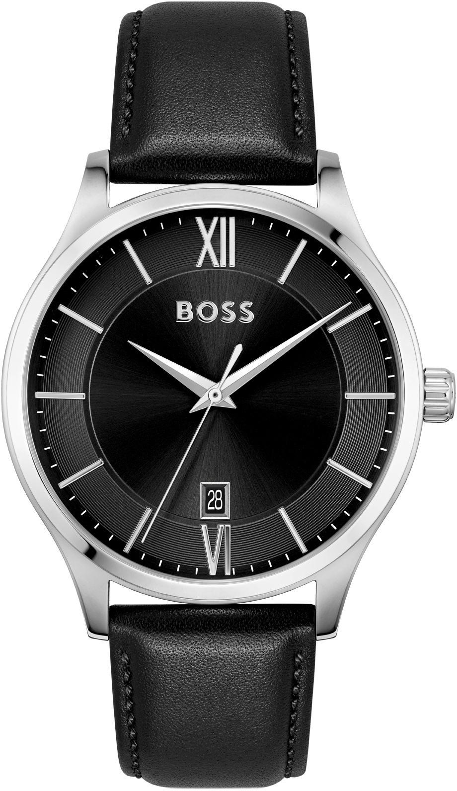 BOSS Quarzuhr »Elite, 1513954«, Herrenuhr, Damenuhr, Armbanduhr, Datum ...