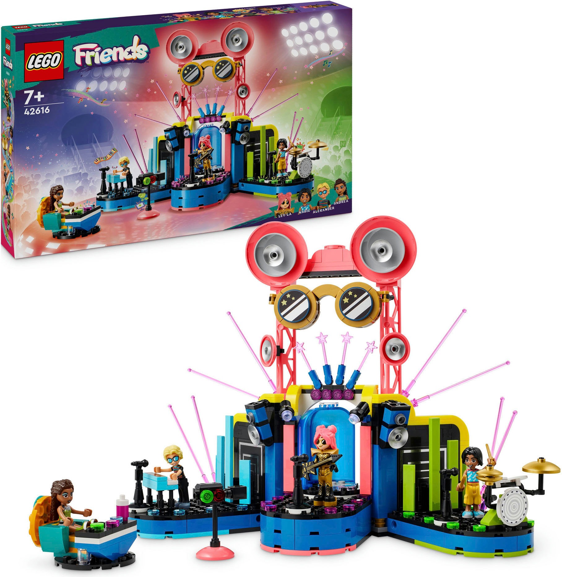 LEGO® Konstruktionsspielsteine »Talentshow in Heartlake City (42616 ...