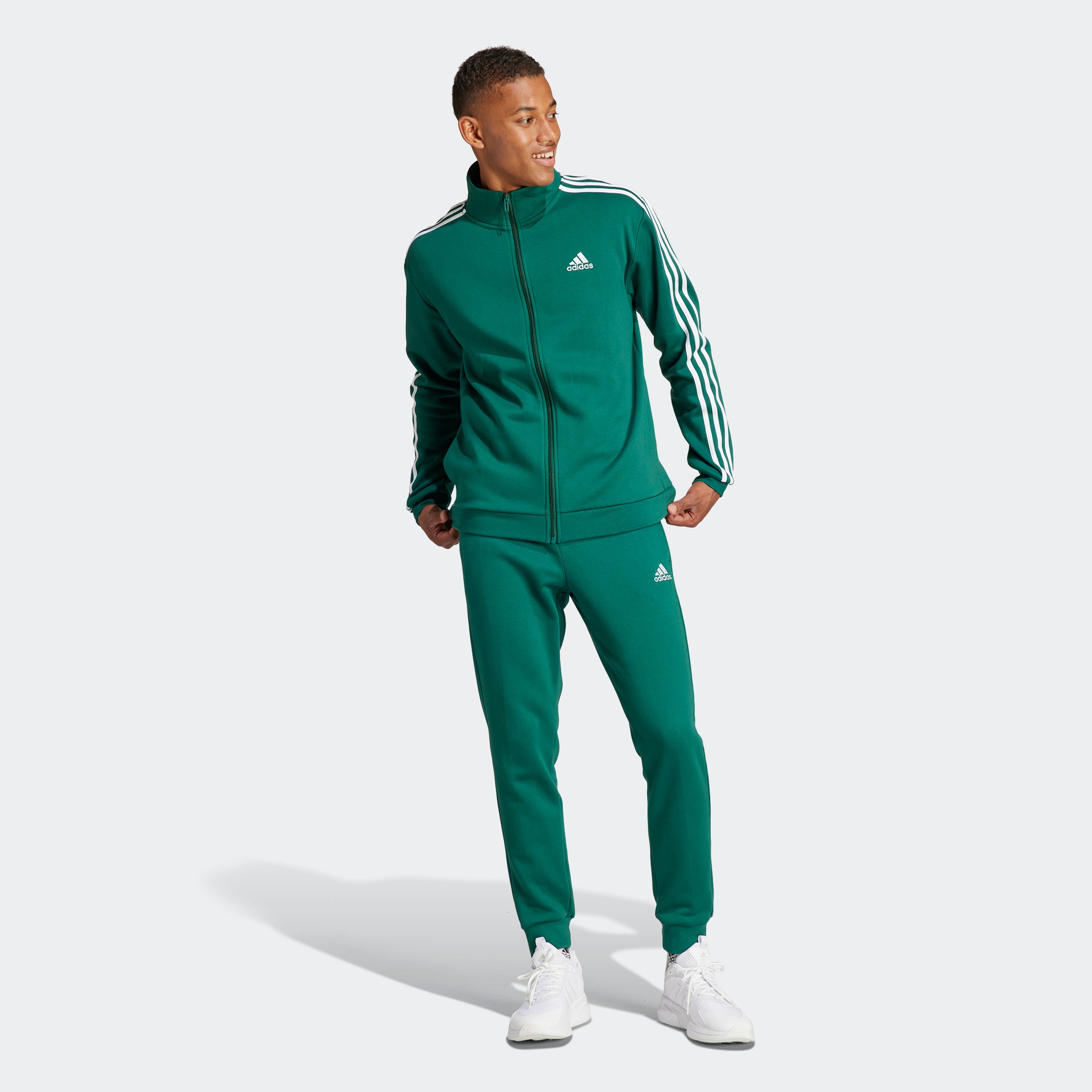 Adidas Sportswear Trainingsanzug Basic 3 Streifen« 2 Tlg Auf
