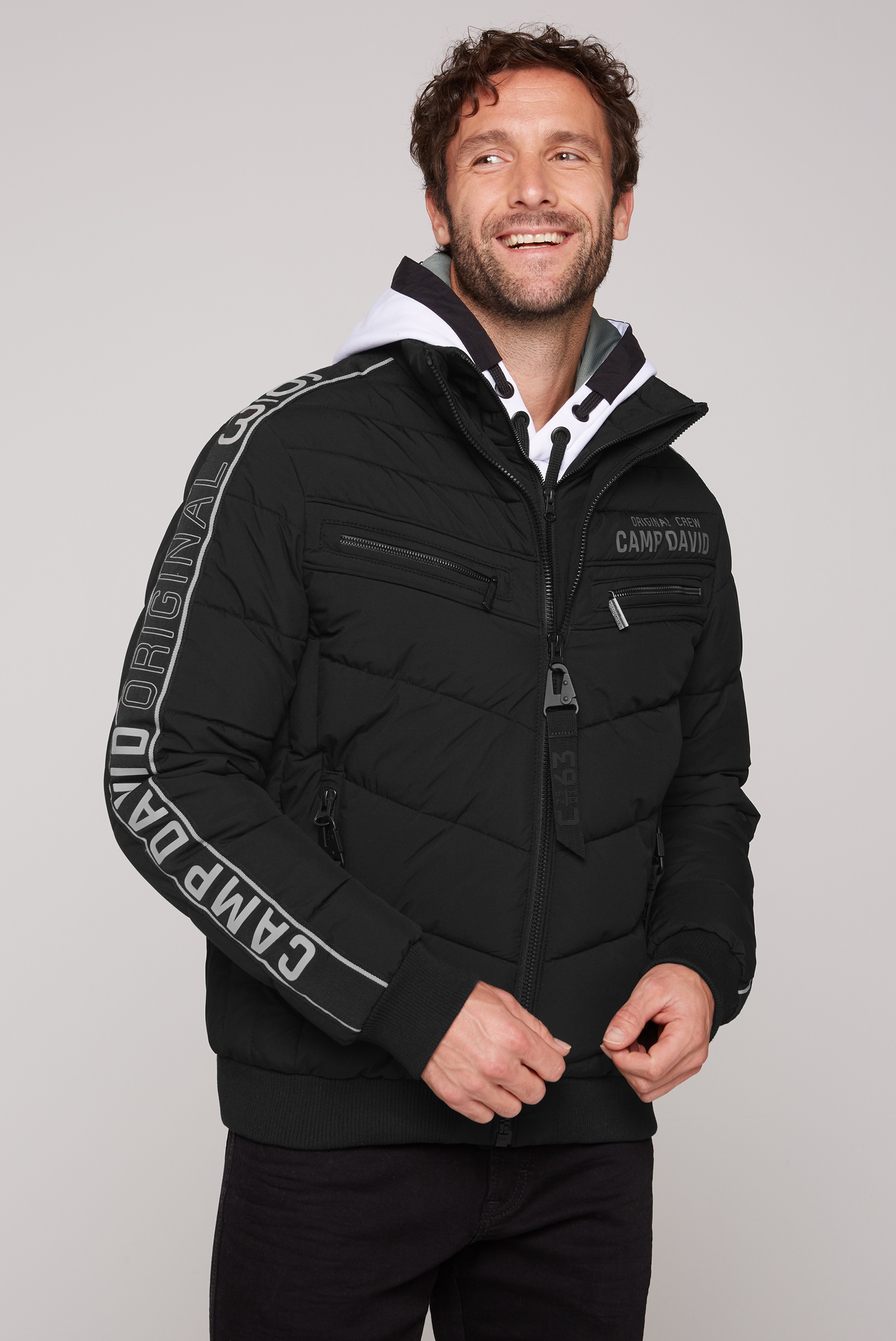 Luxus Winterjacke Camp David Ebenbild