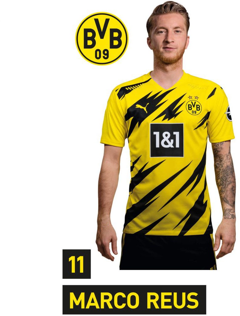 Wall-Art Wandtattoo »BVB Reus Portrait 2020/2021«, (1 St.) kaufen | BAUR