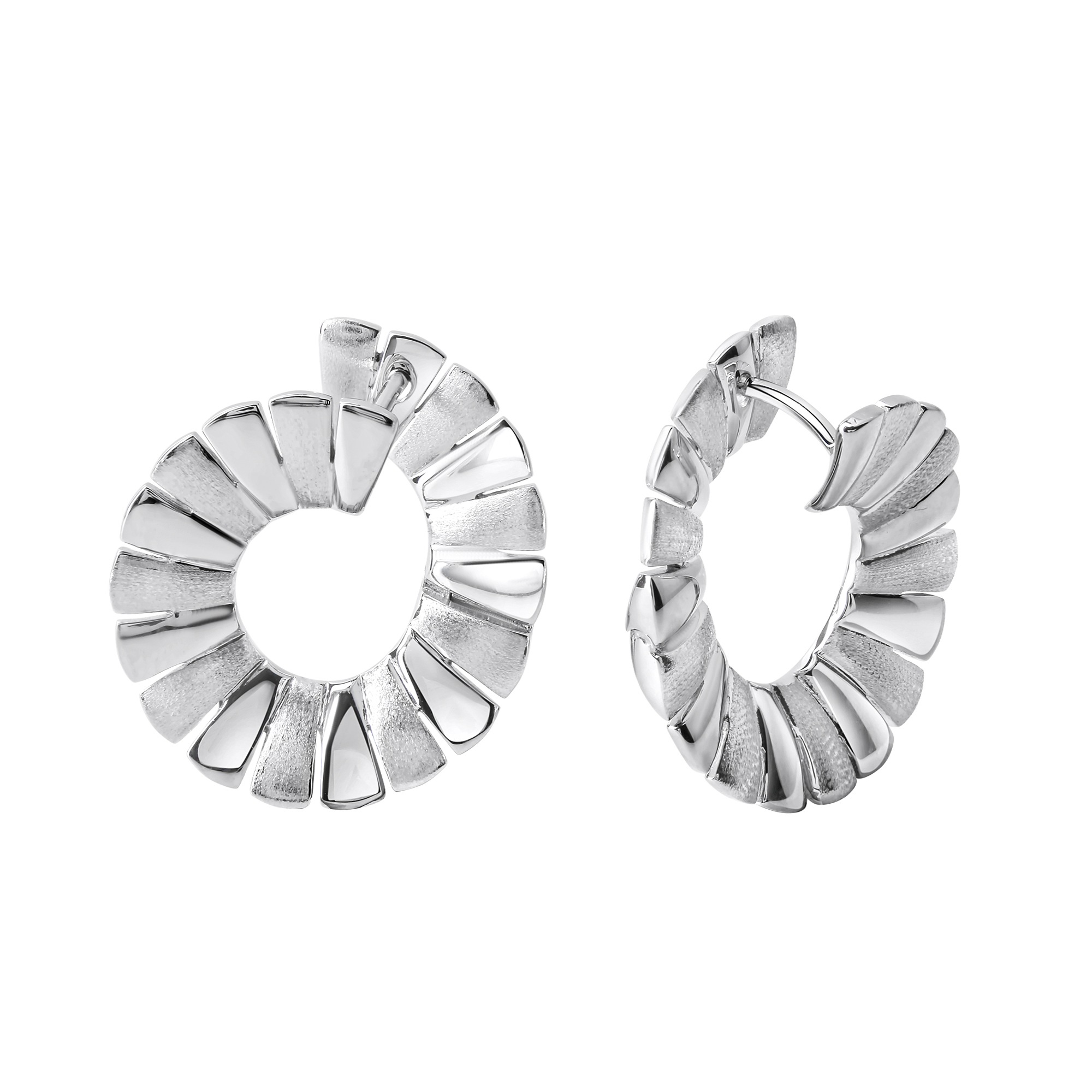 Vivance Paar Creolen »925-Sterling Silber rhodiniert« kaufen | BAUR