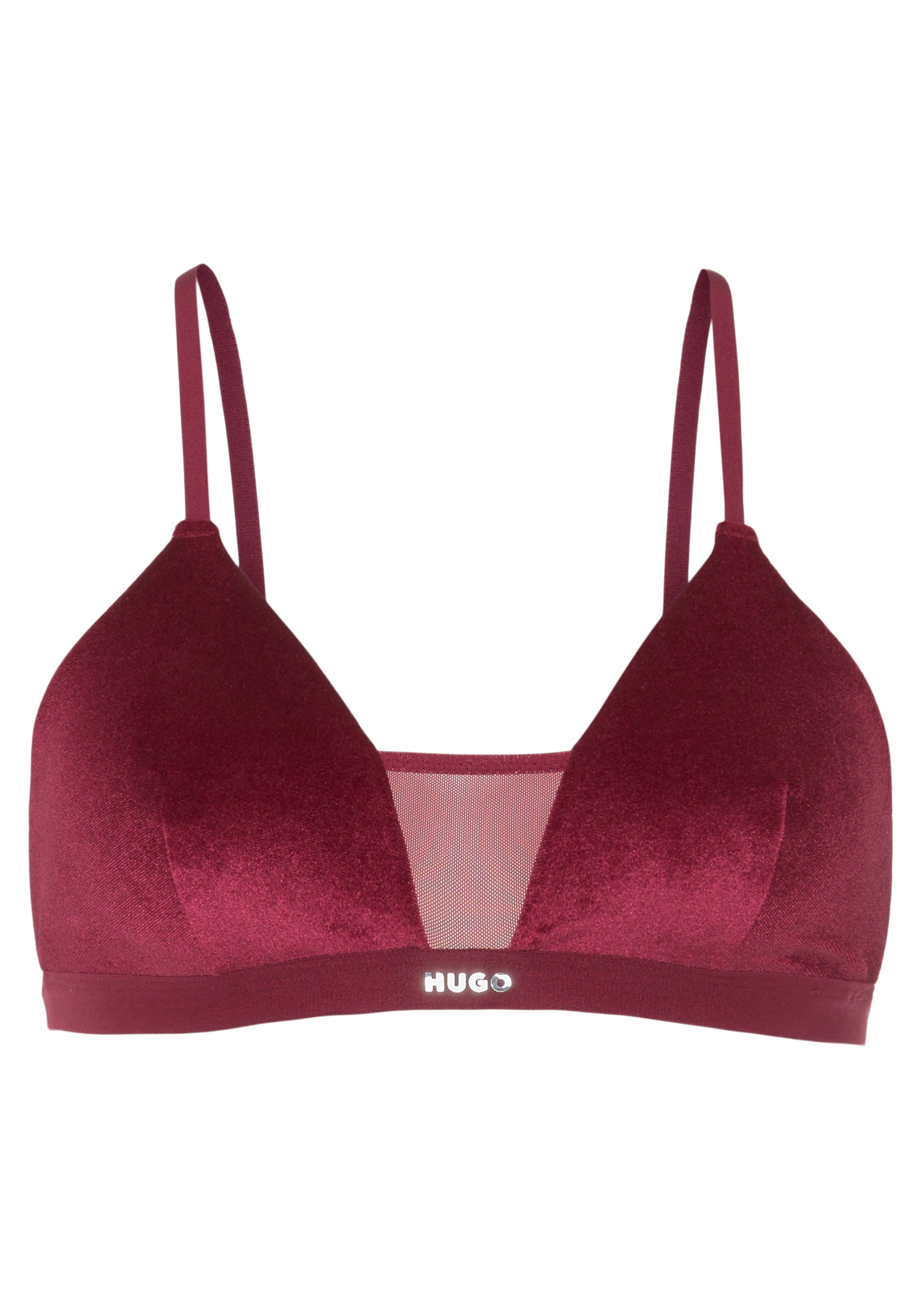 HUGO Underwear Triangel-BH »TRIANGLE PAD. VELVET«, mit foliertem ...