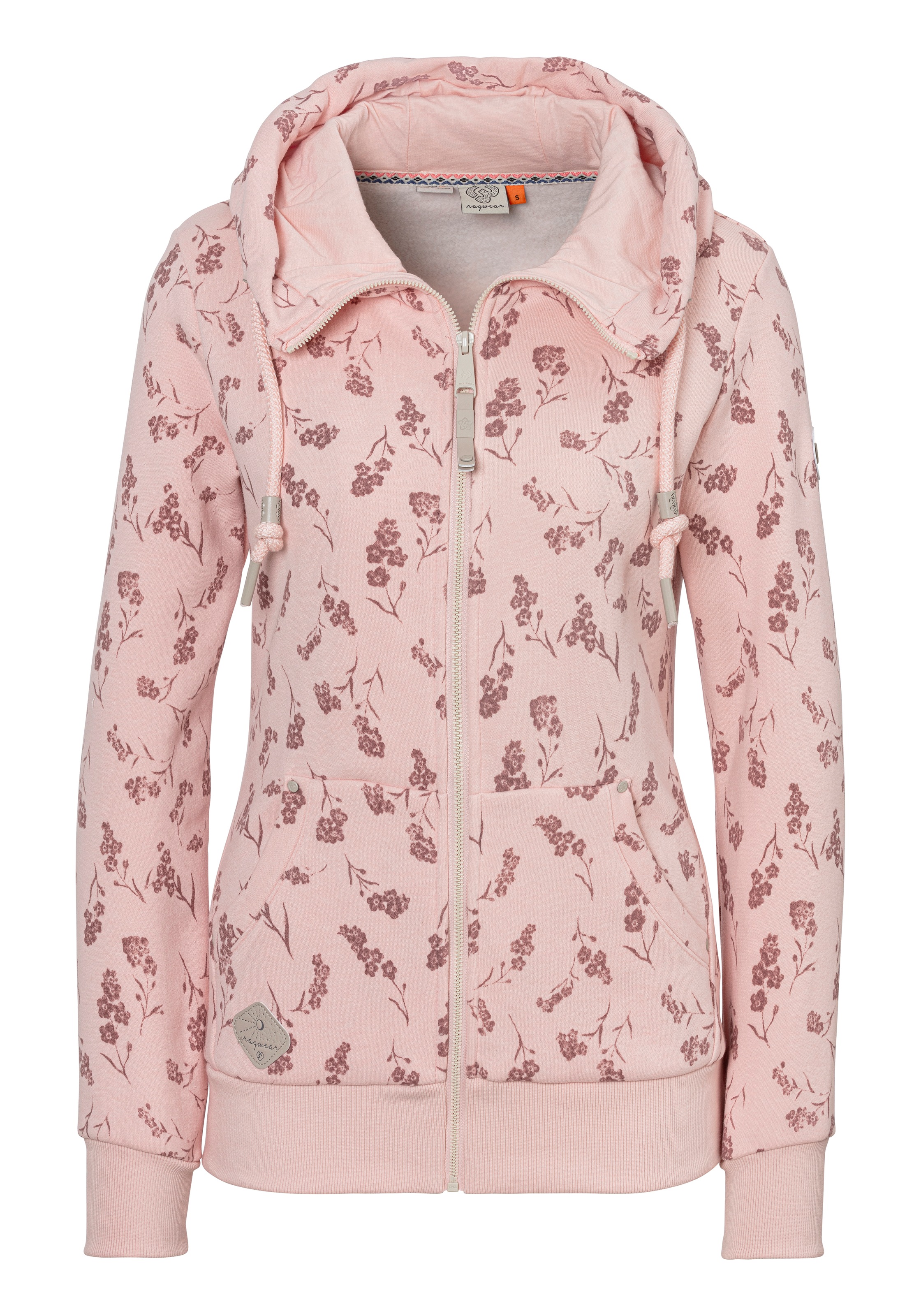 Ragwear Sweatjacke »NESKA FLOWER ZIP COMFY«, mit Alloverdruck und ...