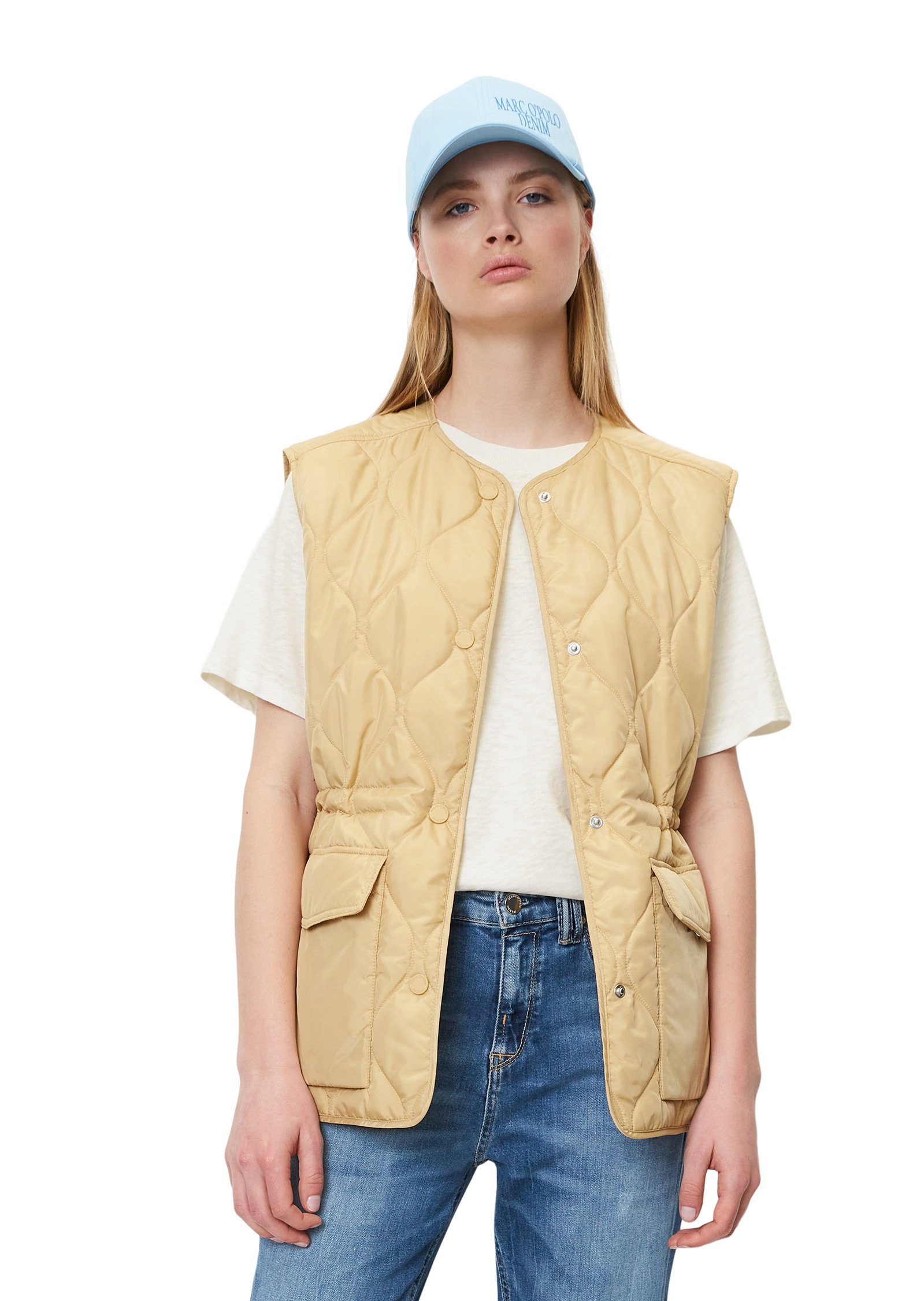 Marc O'Polo DENIM Steppweste »mit Wattierung von Unifi REPREVE®« für ...