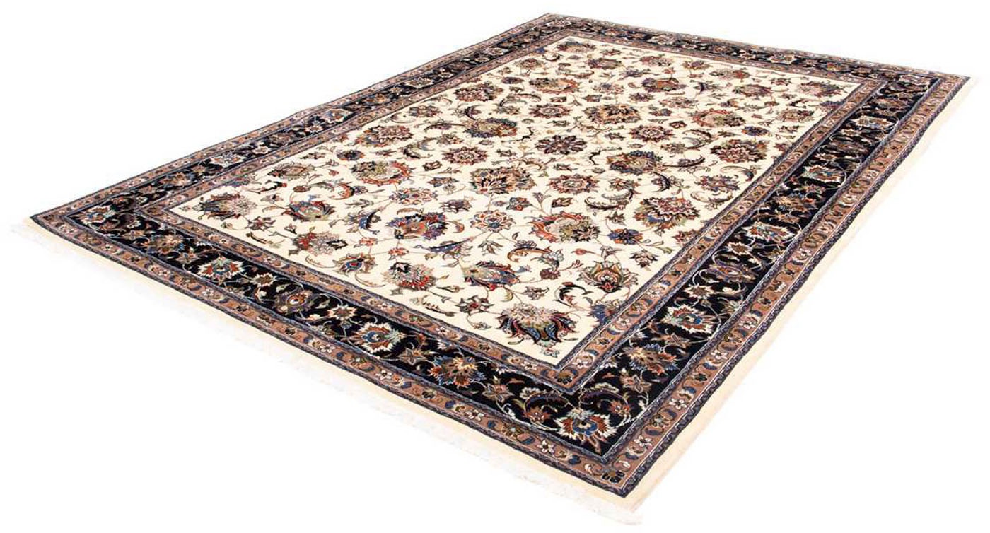 morgenland Wollteppich »Sarough Medaillon Beige 312 x 204 cm ...