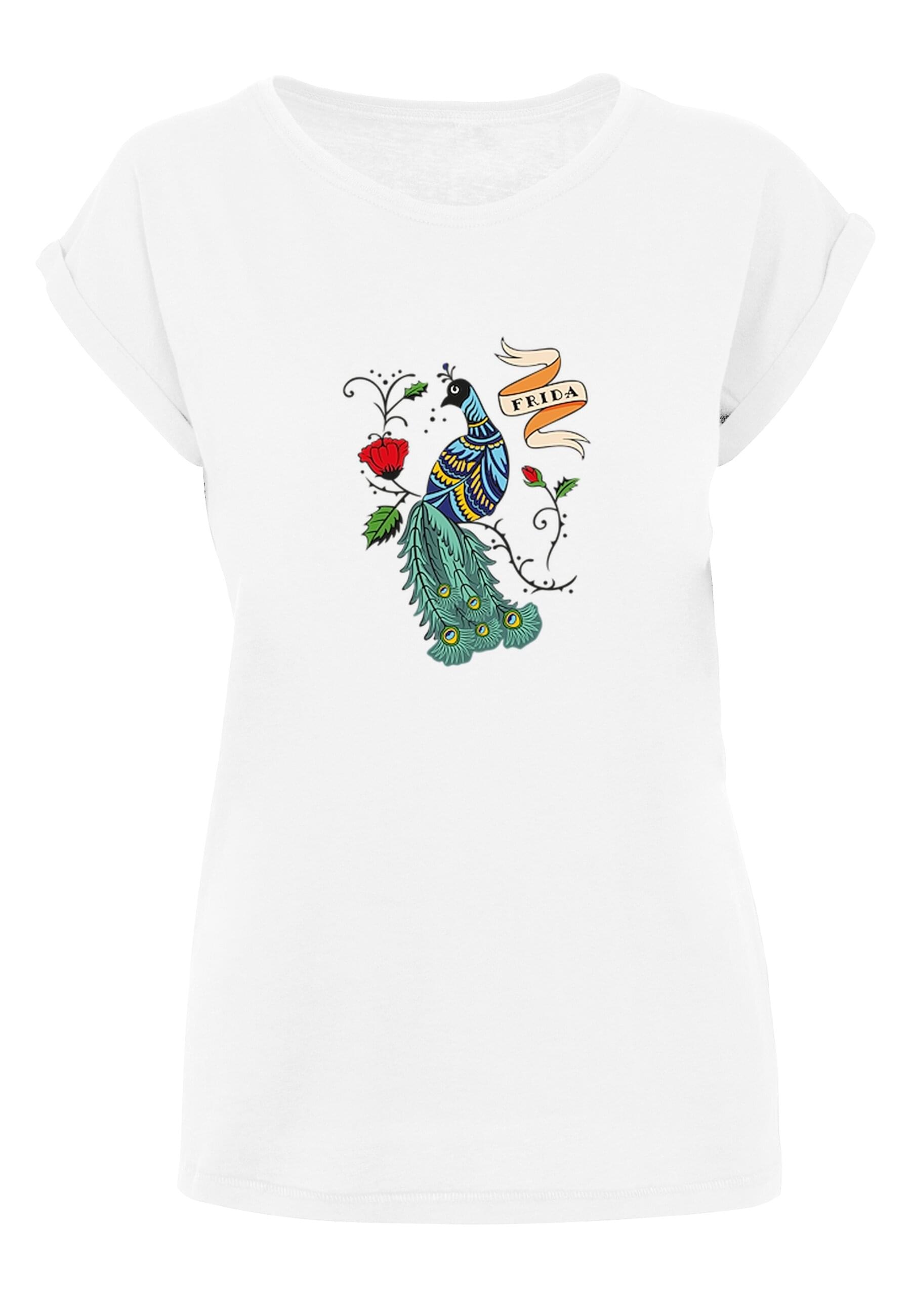 Merchcode T-Shirt »Merchcode Damen Ladies Frida Kahlo Bird T-Shirt« für ...