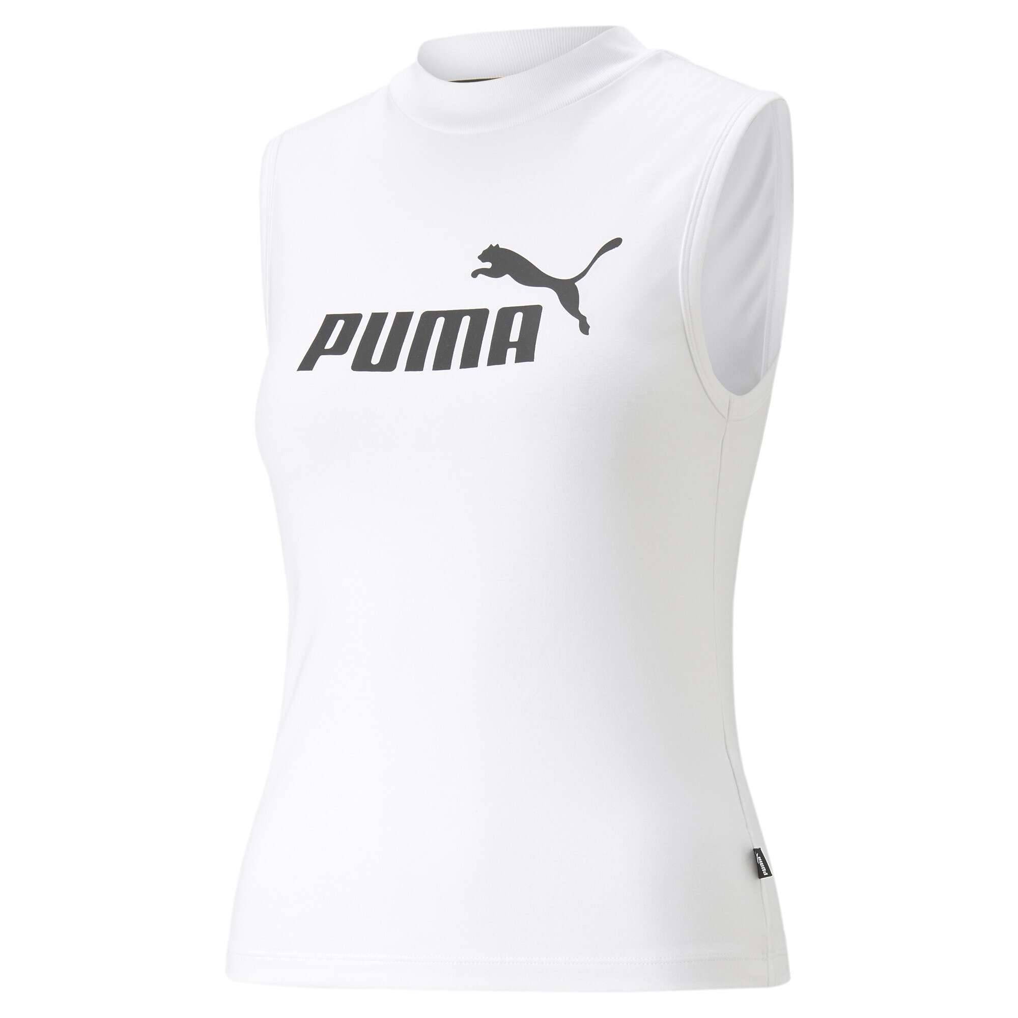PUMA Tanktop »Essentials+ Slim Logo Tank-Top Damen« bestellen | BAUR