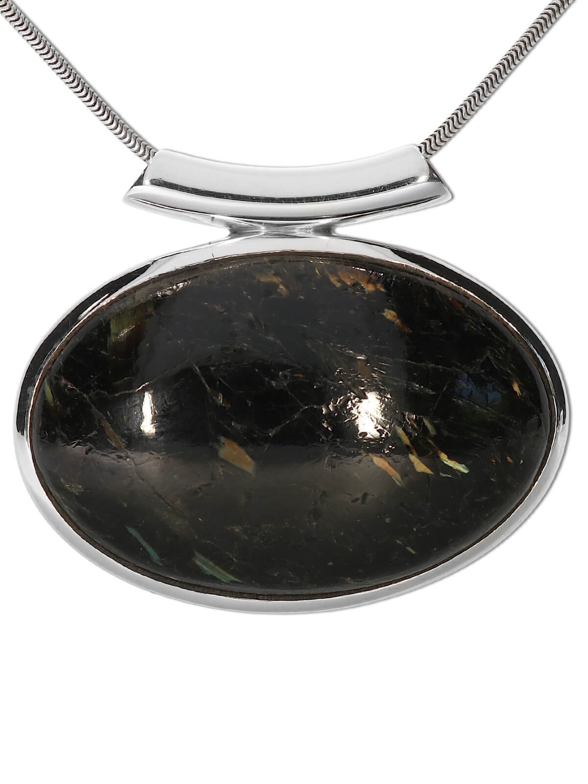 Adelia´s Kettenanhänger »Nuumit 925 Silber Edelstein Anhänger ...