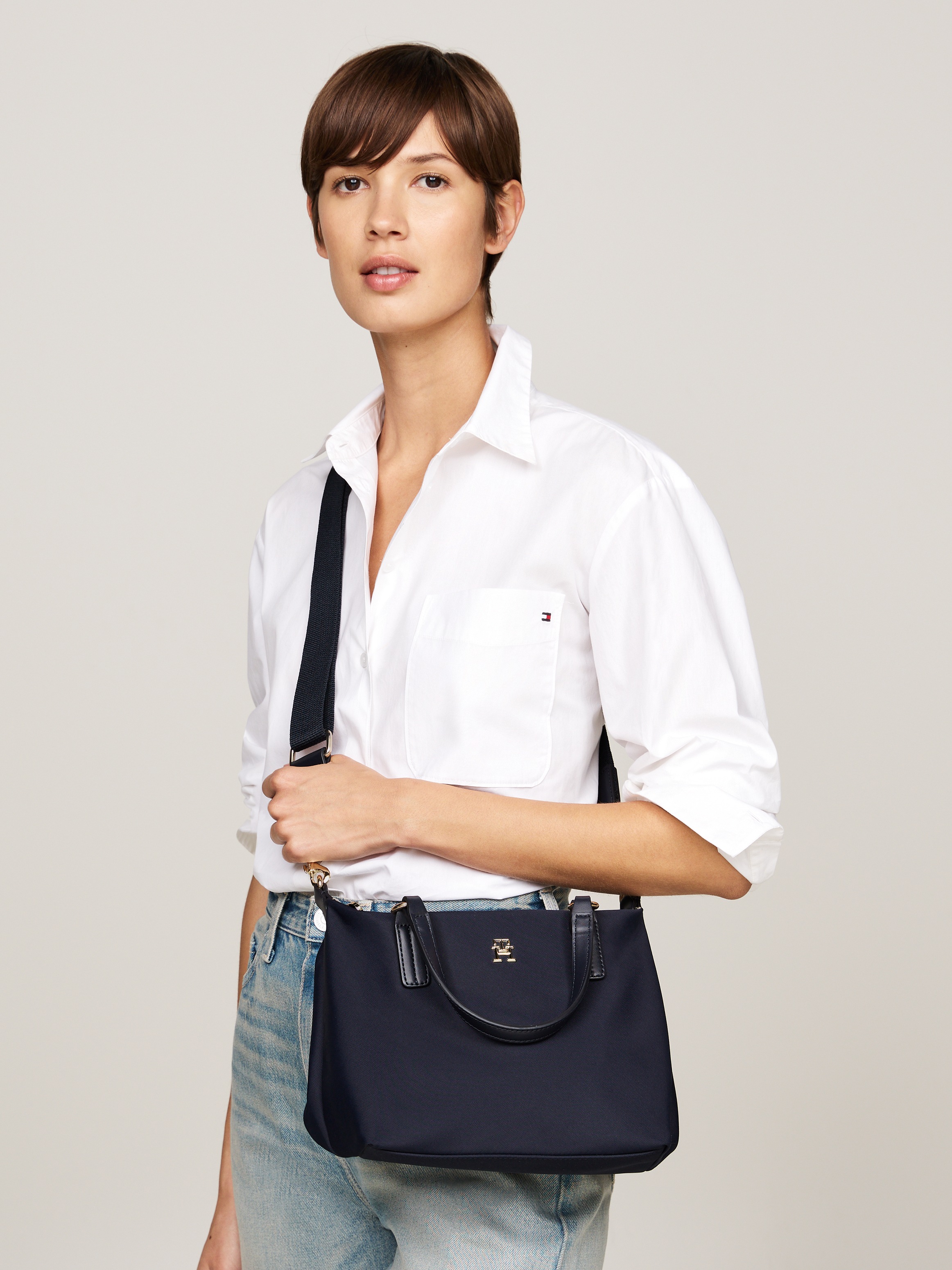 Tommy hilfiger poppy small tote store