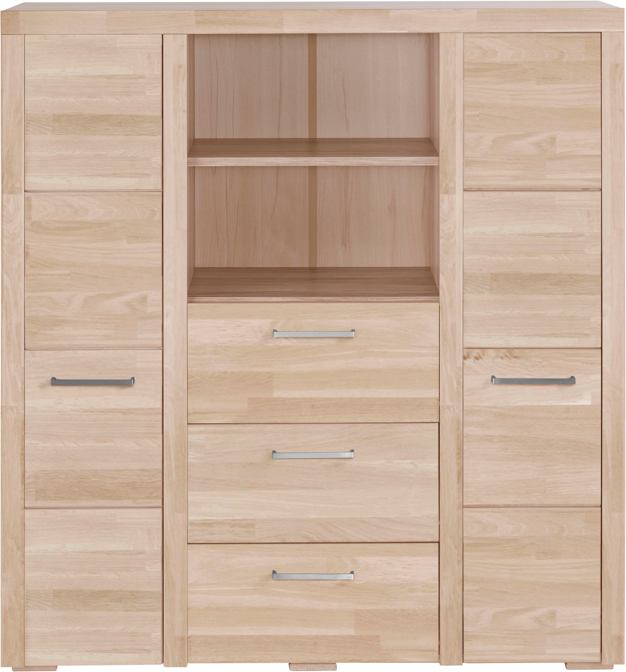 Woltra Highboard »Falco«, Fronten in Massivholz | BAUR