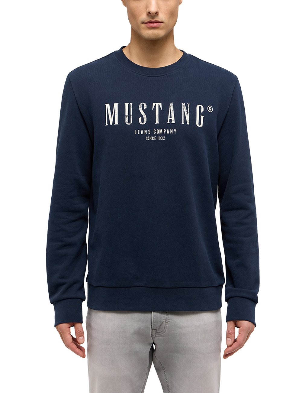 MUSTANG Sweatshirt »CLIO«, mit Logo-Print bestellen | BAUR