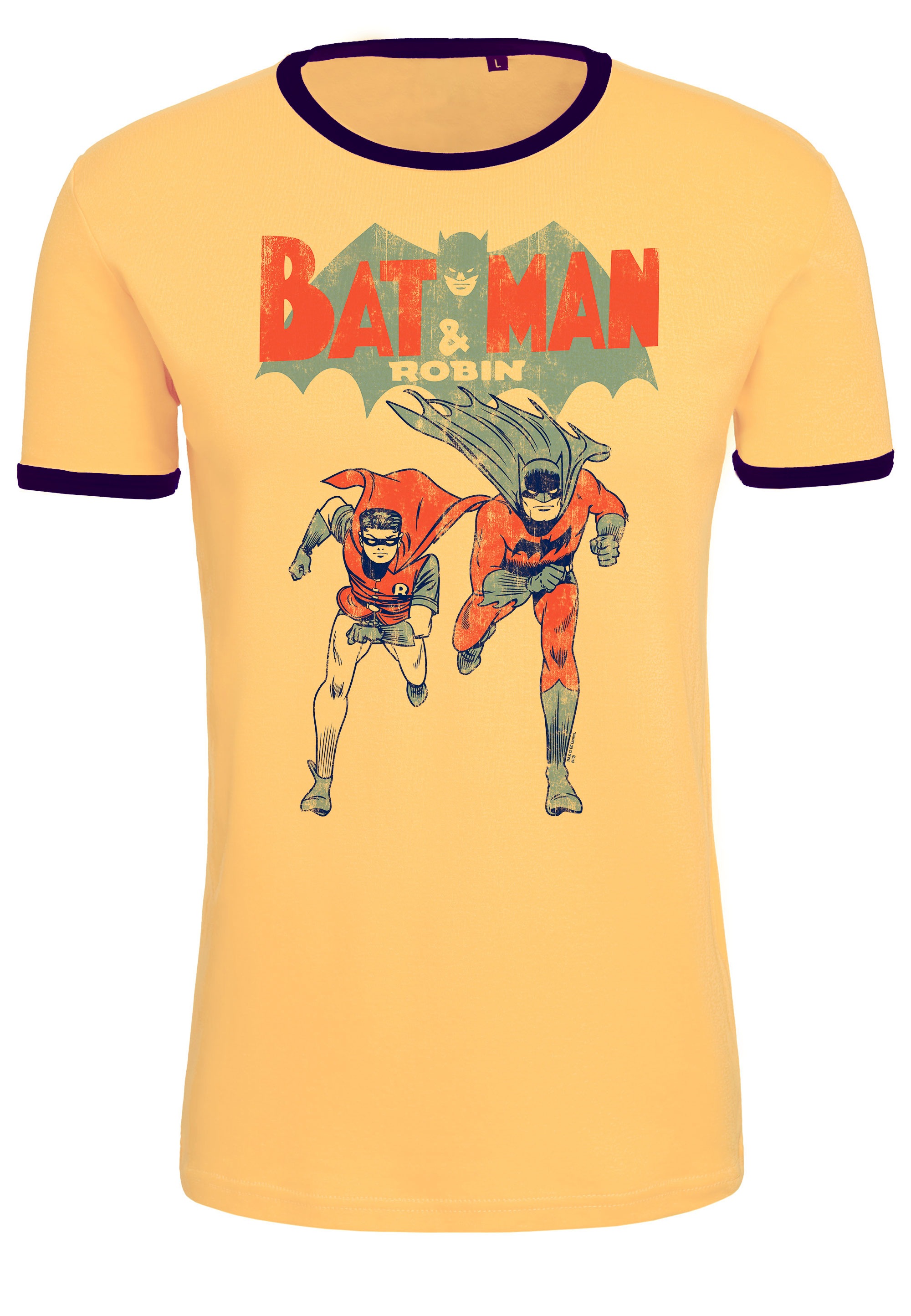 LOGOSHIRT T-Shirt »Batman & Robin«, mit trendigem Superhelden-Print ...
