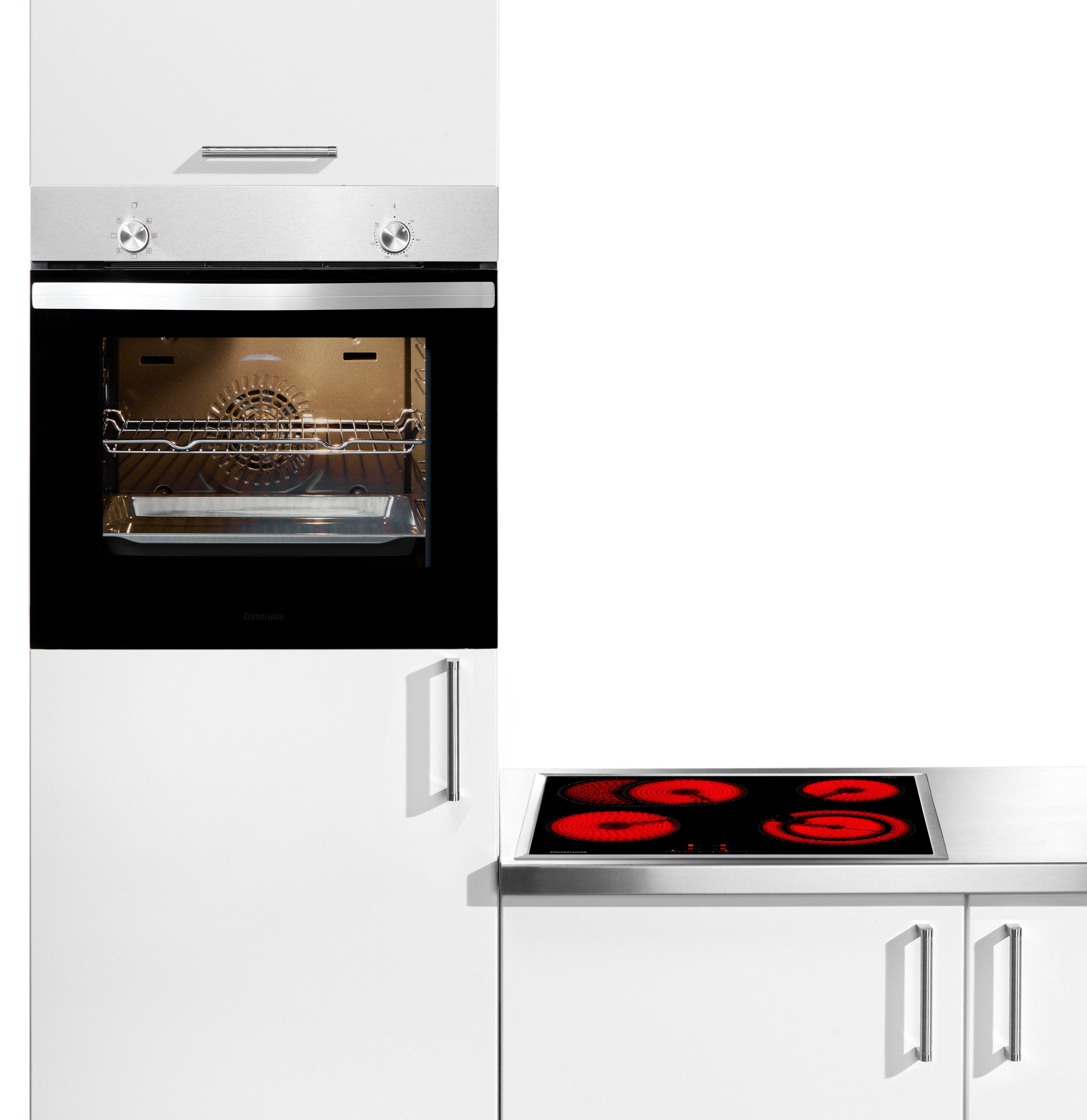 Constructa Backofen-Set »CF3M00052«, mit Teleskopauszug nachrüstbar | BAUR