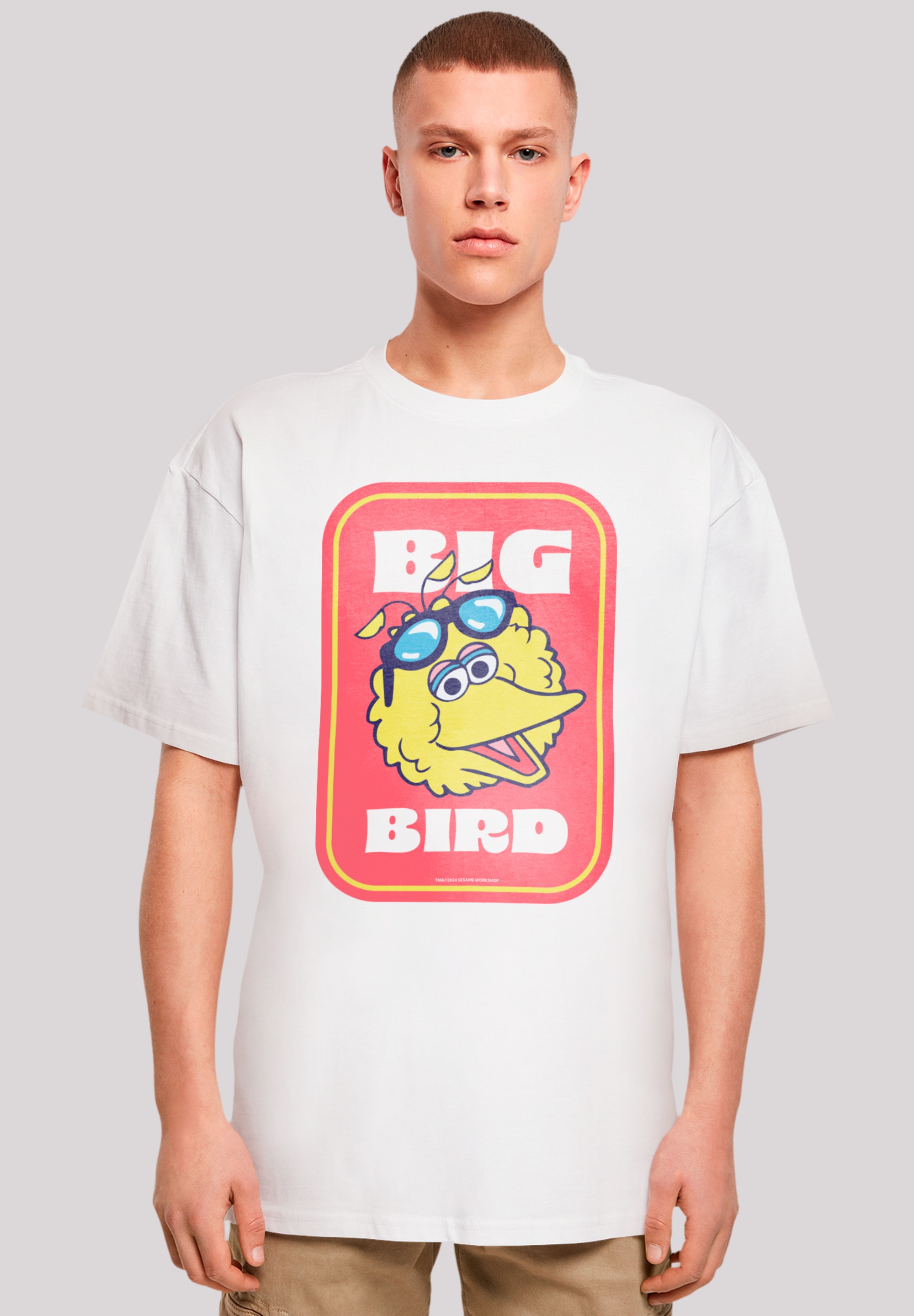 F4NT4STIC T-Shirt »Sesamstraße Bilbo Big Bird Sticker«, Premium ...