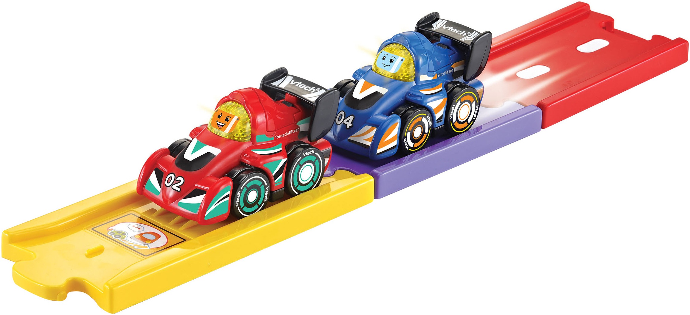 Vtech® Spielzeug-Auto »Tut Tut Baby Flitzer - 2er Set Rennwagen 2« mit ...