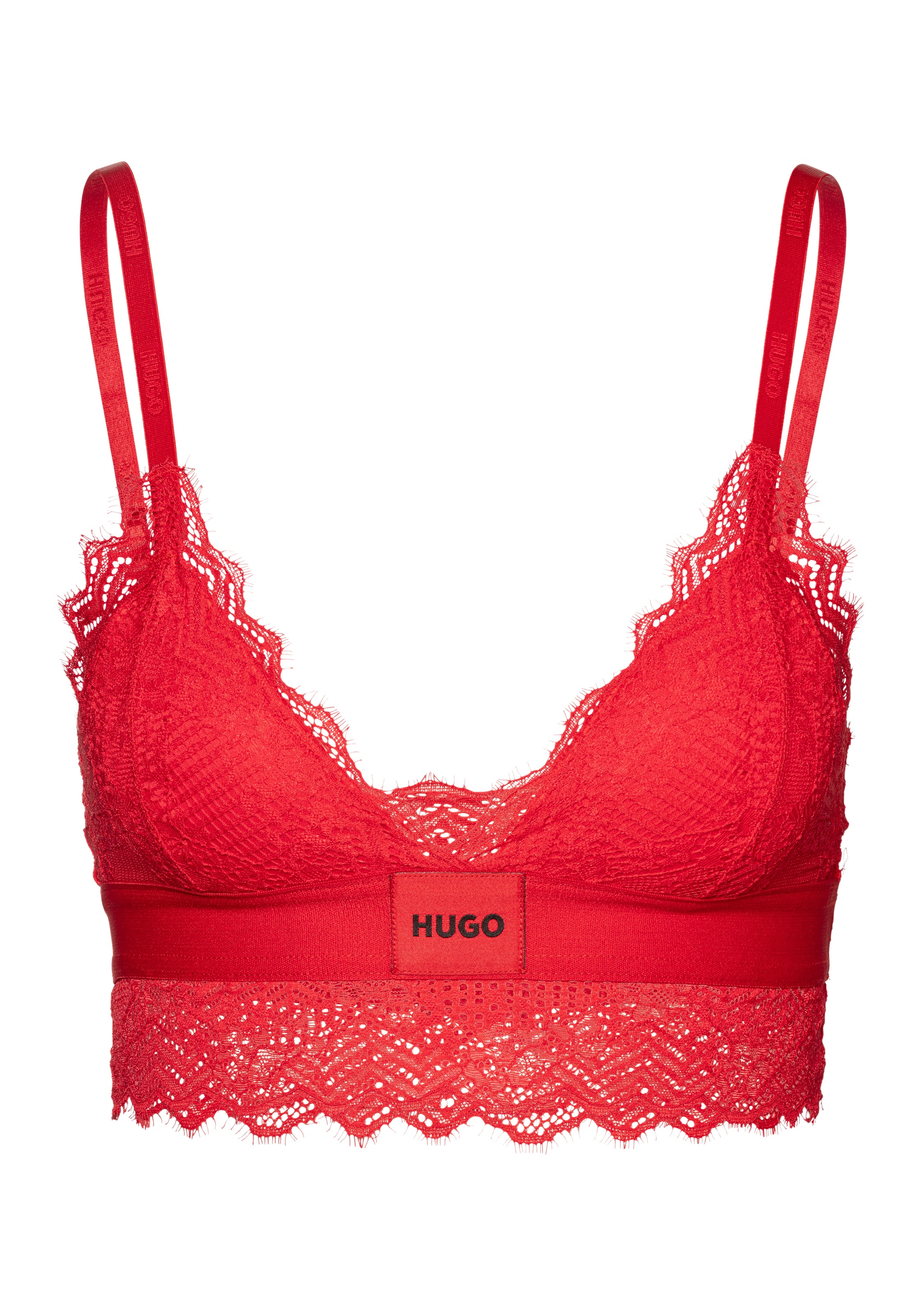 HUGO Triangel-BH »TRIANGLE PADDED LACE«, mit Hugo-Label am Bund kaufen ...