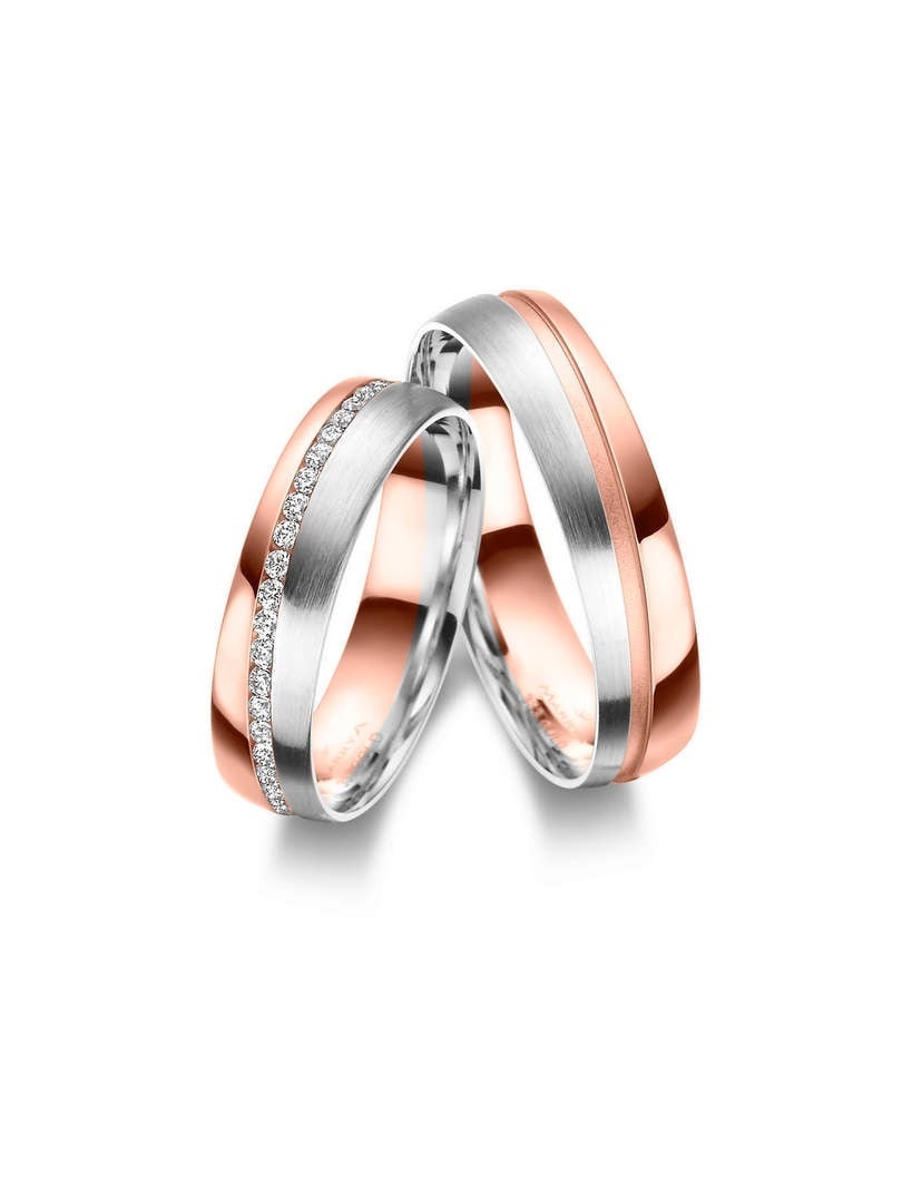 Marrya Partnerring, 333 Bicolor Trauringe Eheringe Partnerringe – das ...