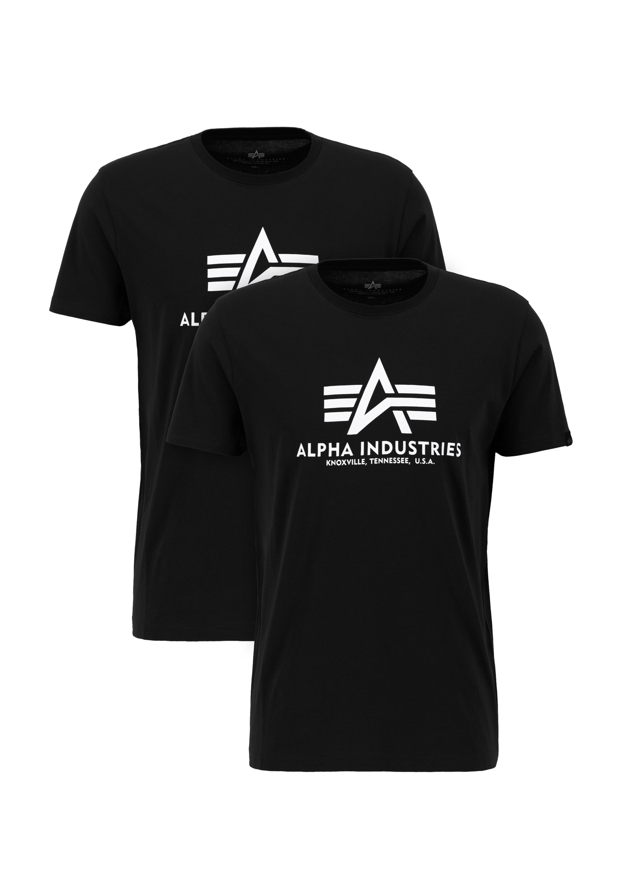 Alpha Industries T-Shirt »ALPHA INDUSTRIES Men - T-Shirts Basic T 2 Pack« für | BAUR