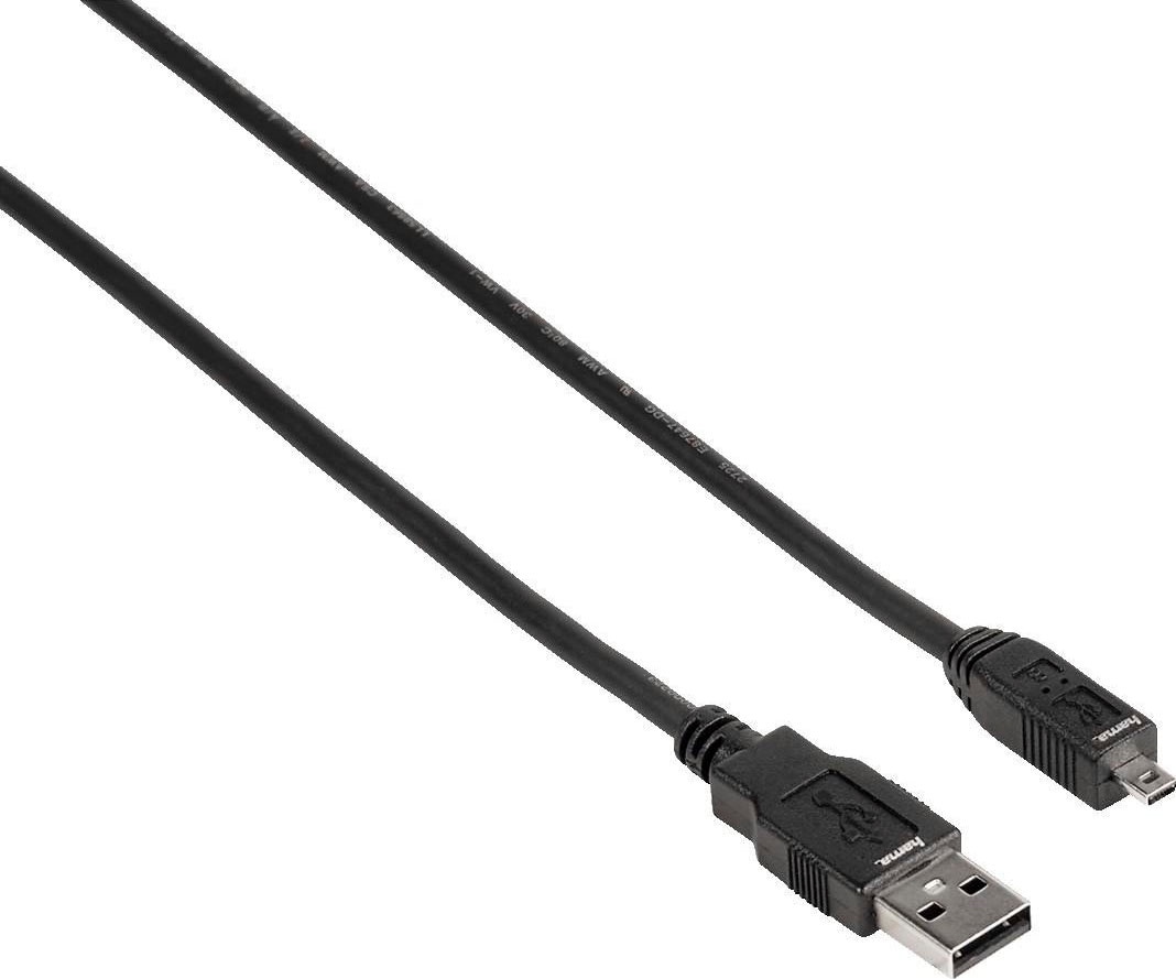 Hama USB-Kabel »USB-2.0-Anschlusskabel, A-Stecker - Mini-B-St. (B8 Pin ...