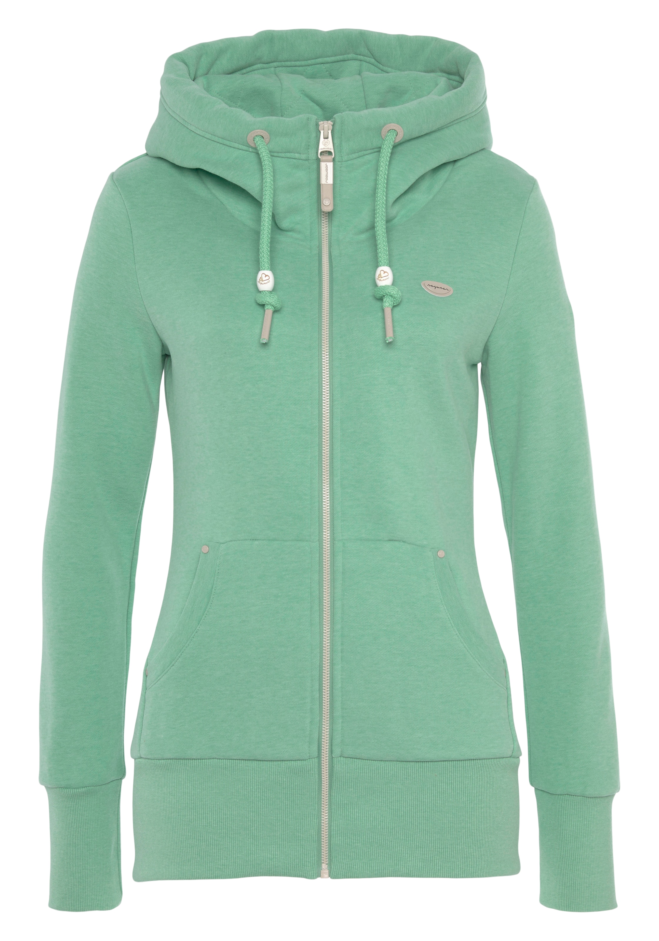 Ragwear Sweater »Sweatshirt NESKA ZIP«, mit hochschließendem Kragen ...