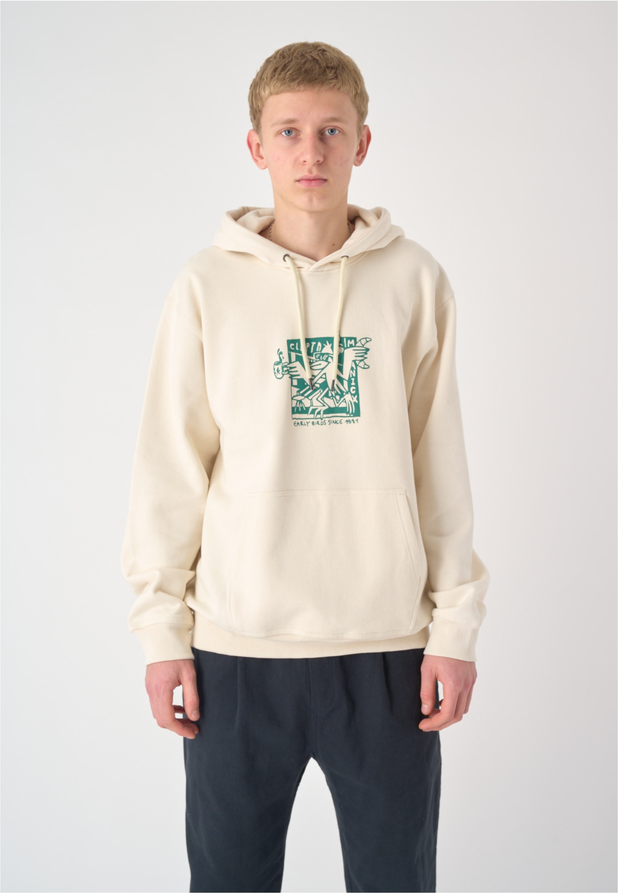 Cleptomanicx Kapuzensweatshirt »Early Birds«, mit tollem Frontprint | BAUR