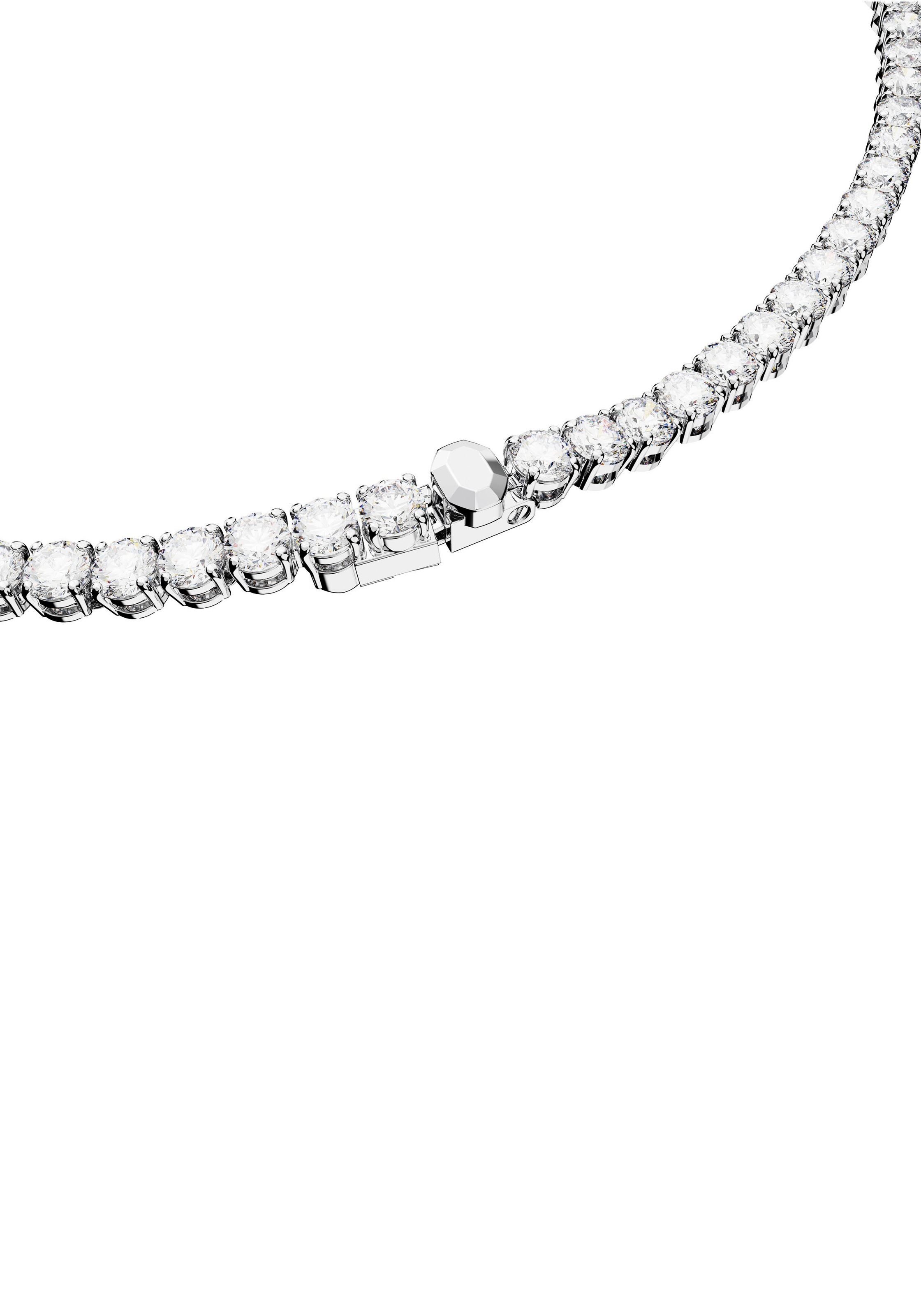 Swarovski Collier »Matrix Tenniskette, Rundschliff, 5657667, 5661187 ...
