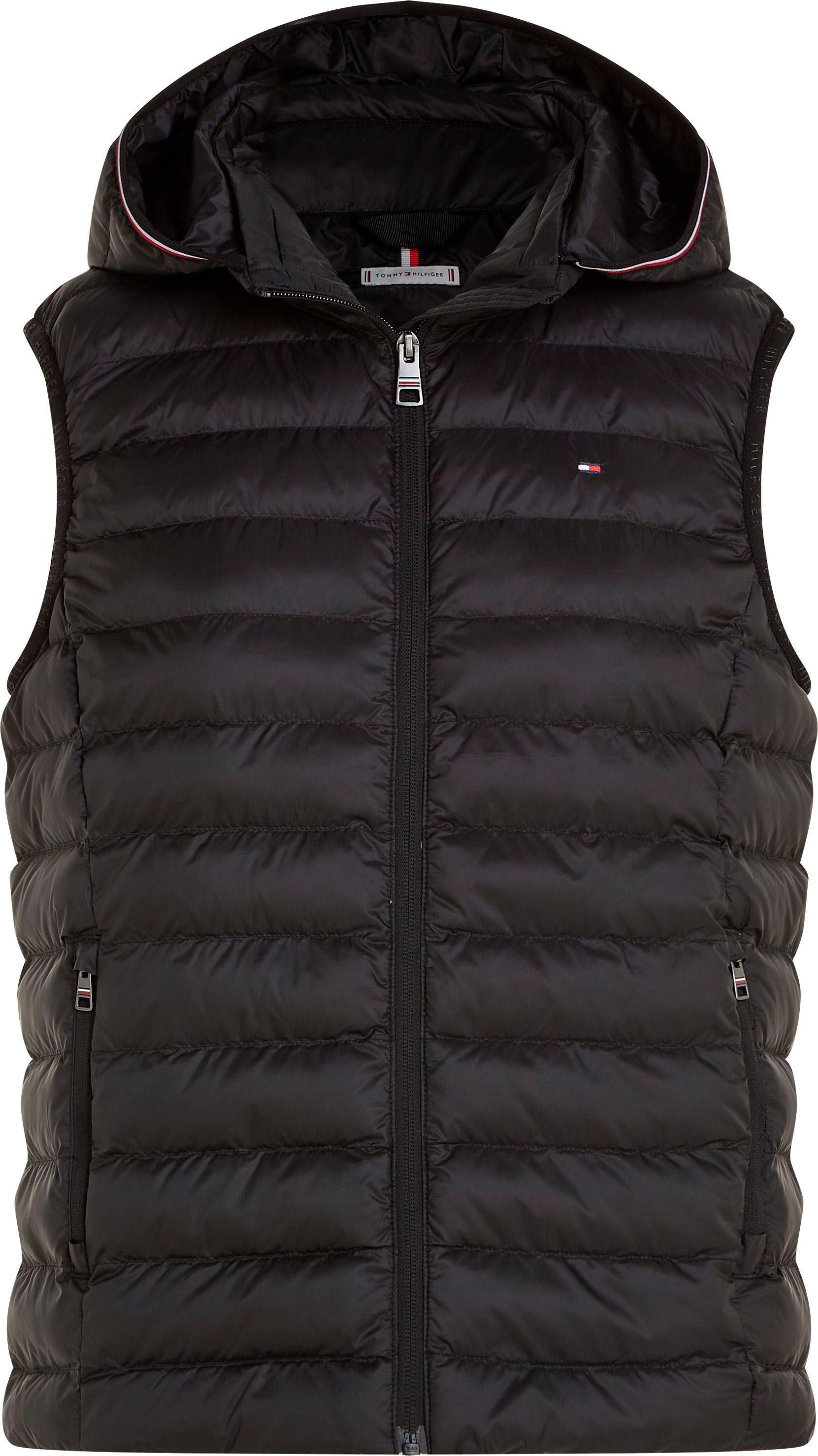 Tommy Hilfiger Steppweste »LW PADDED GLOBAL STRIPE VEST«, mit 2-Wege ...