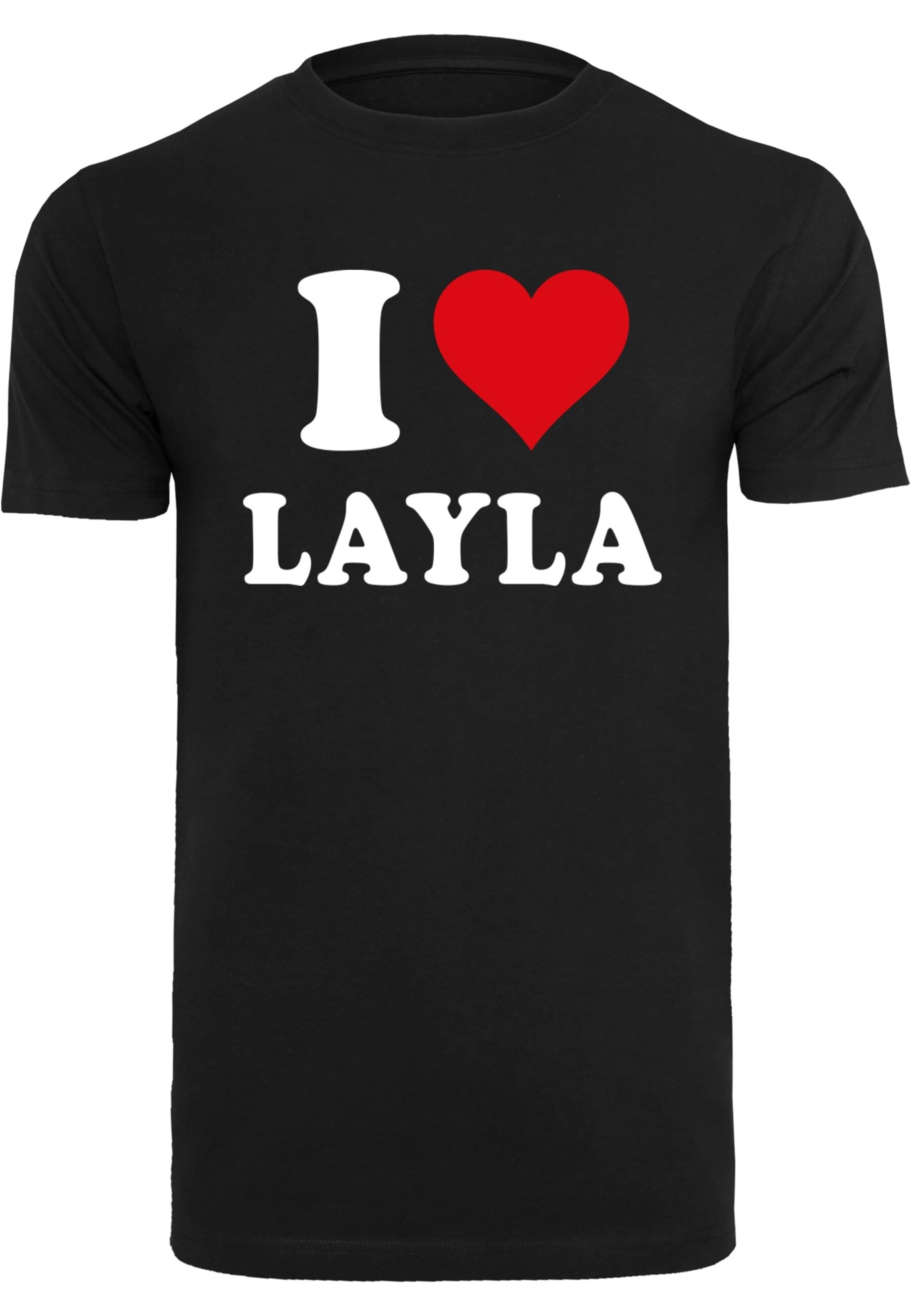Merchcode T-Shirt »Merchcode Herren I Love Layla X T-Shirt« für | BAUR