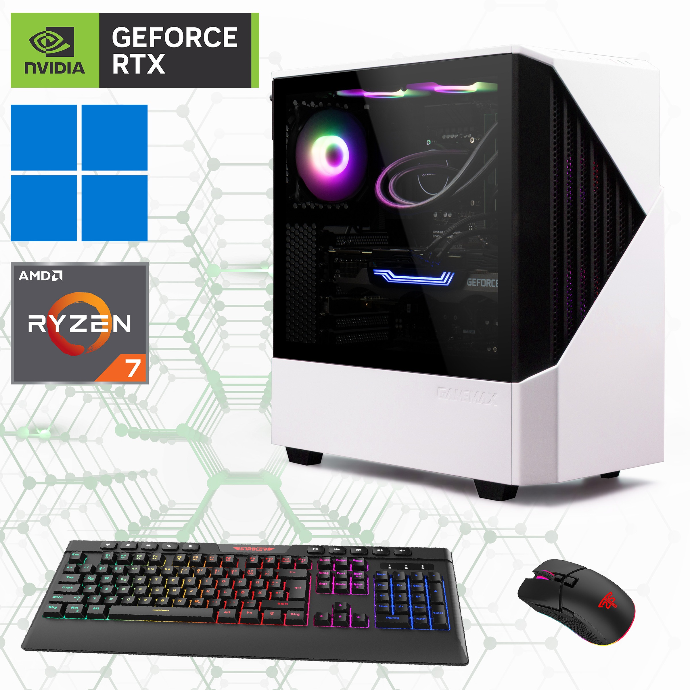 Hyrican Gaming-PC »Horizon 6898«, PCIe SSD Gen4, Windows 11 | BAUR