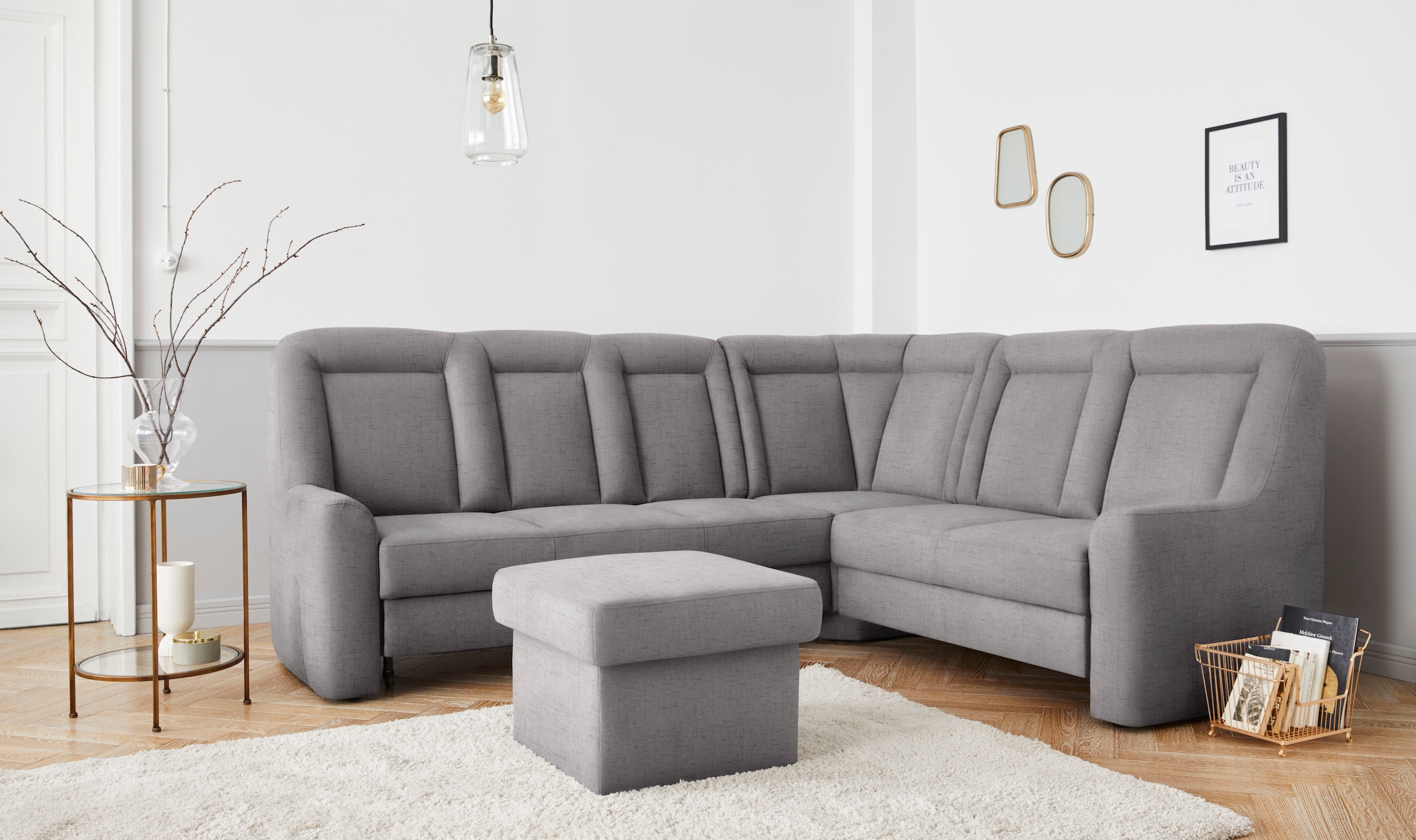 sit&more Ecksofa »Melissa L-Form«, klassisches Polsterprogramm ...