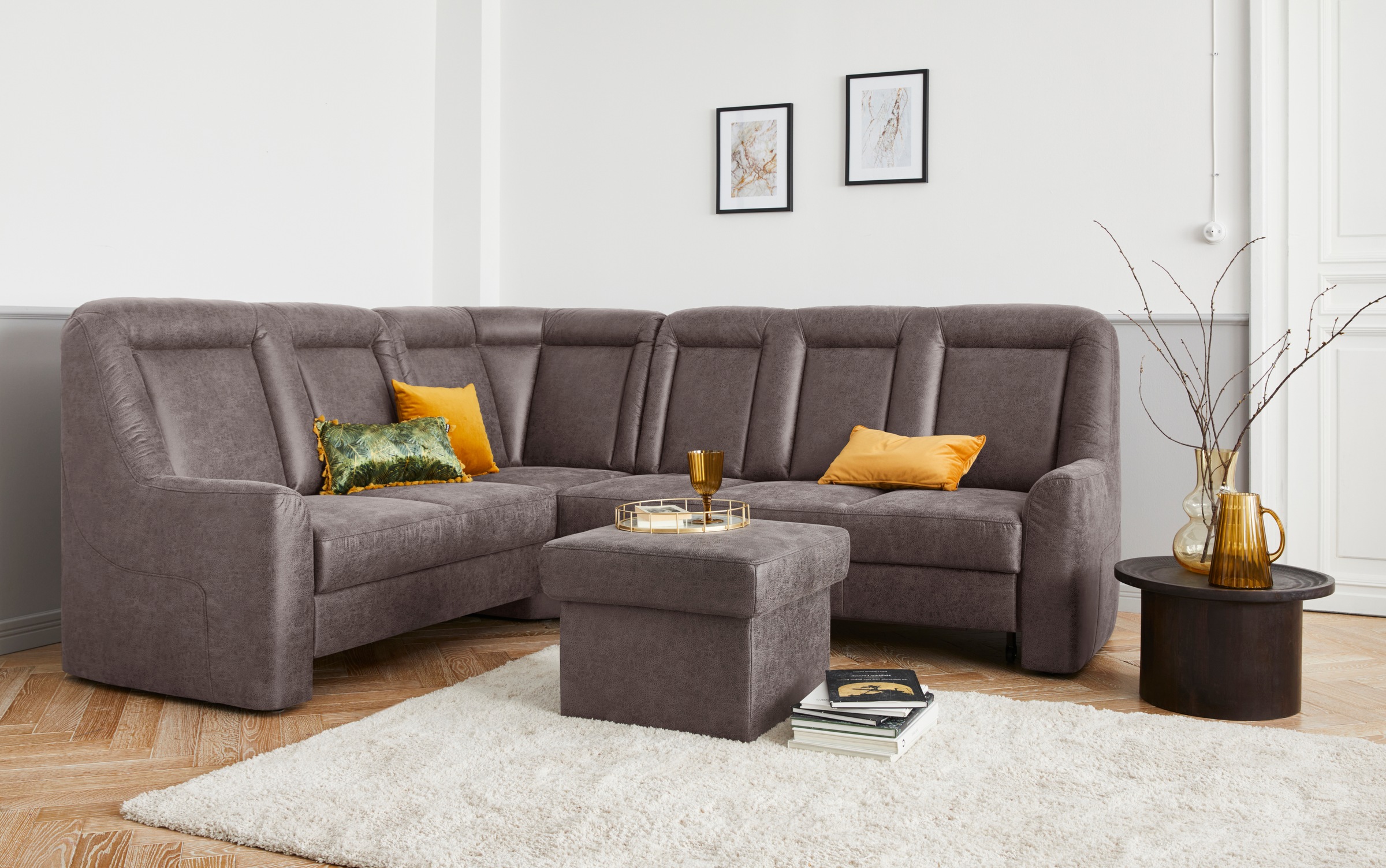 sit&more Ecksofa »Melissa L-Form«, klassisches Polsterprogramm ...