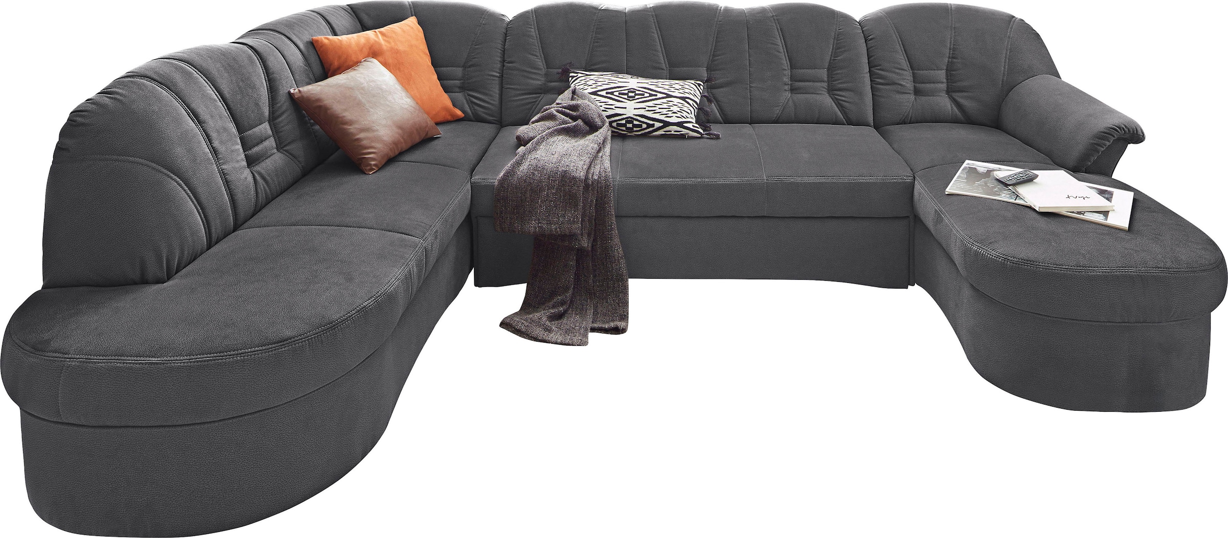 DOMO collection Wohnlandschaft Wahlweise mit Bettfunktion | BAUR