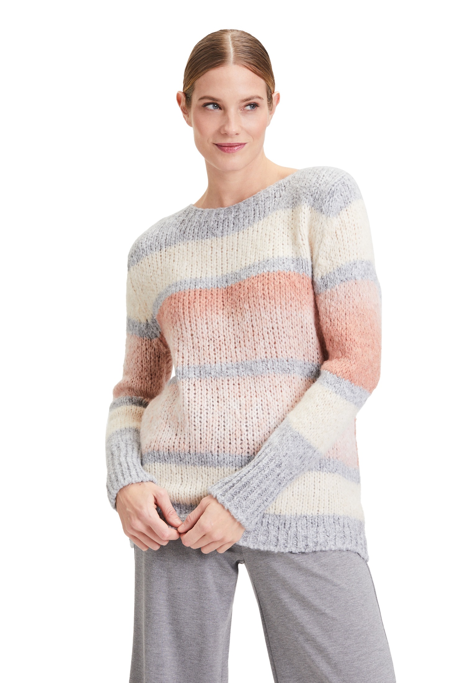 Cartoon Strickpullover »Cartoon Strickpullover mit Blockstreifen«, Color Blocking für kaufen | BAUR