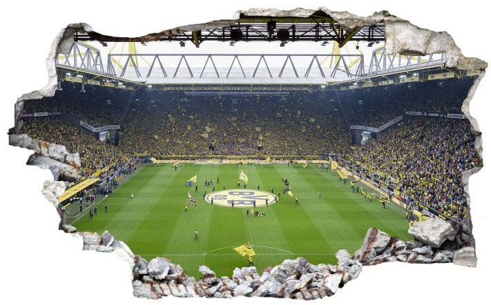 Wall-Art Wandtattoo »Wandsticker BVB Fan Choreo«, (1 St ...
