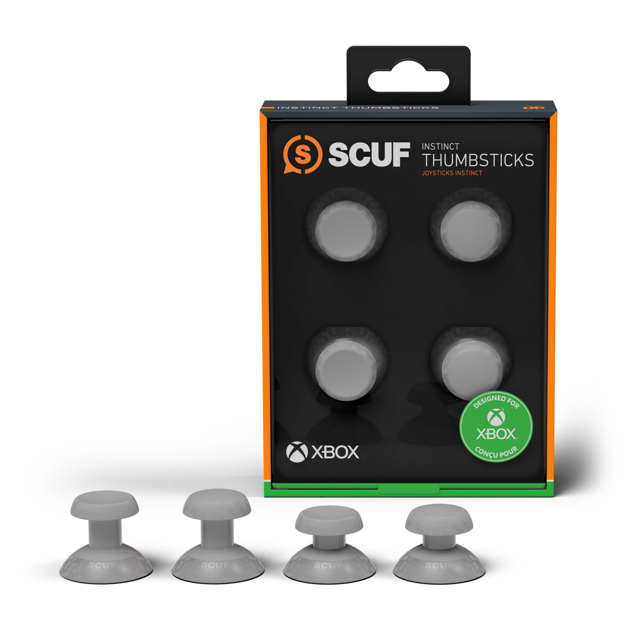 SCUF Gaming Controller Caps »Instinct Thumbstick 4 pack - Light Gray ...