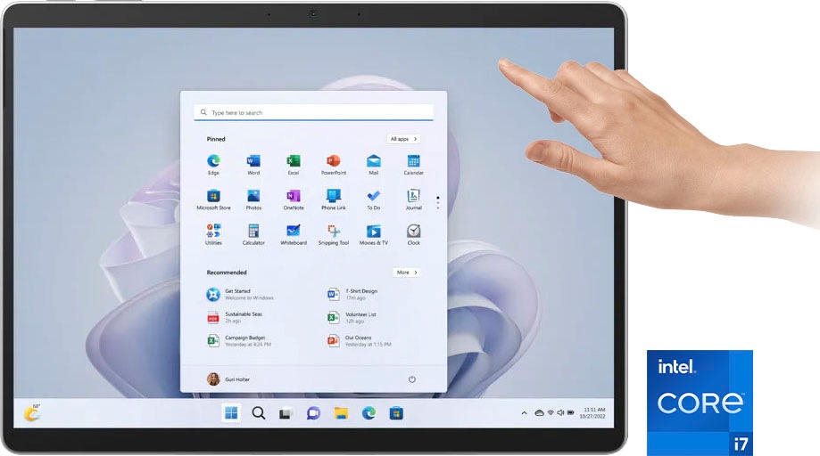 Microsoft Convertible Notebook »Surface Pro 9«, (33,02 cm/13 Zoll ...