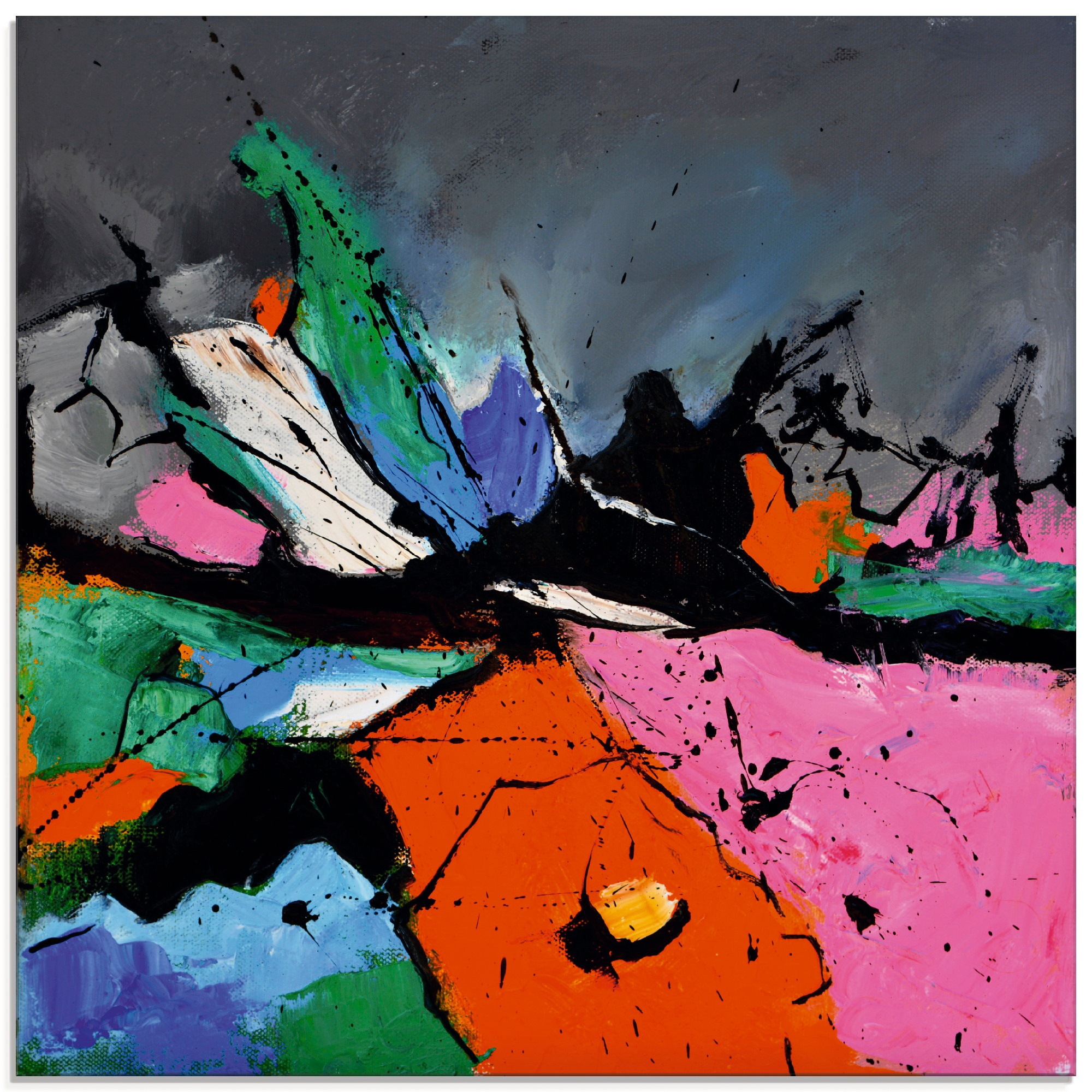 Artland Glasbild »Abstrakt VI«, Gegenstandslos, (1 St.) kaufen | BAUR